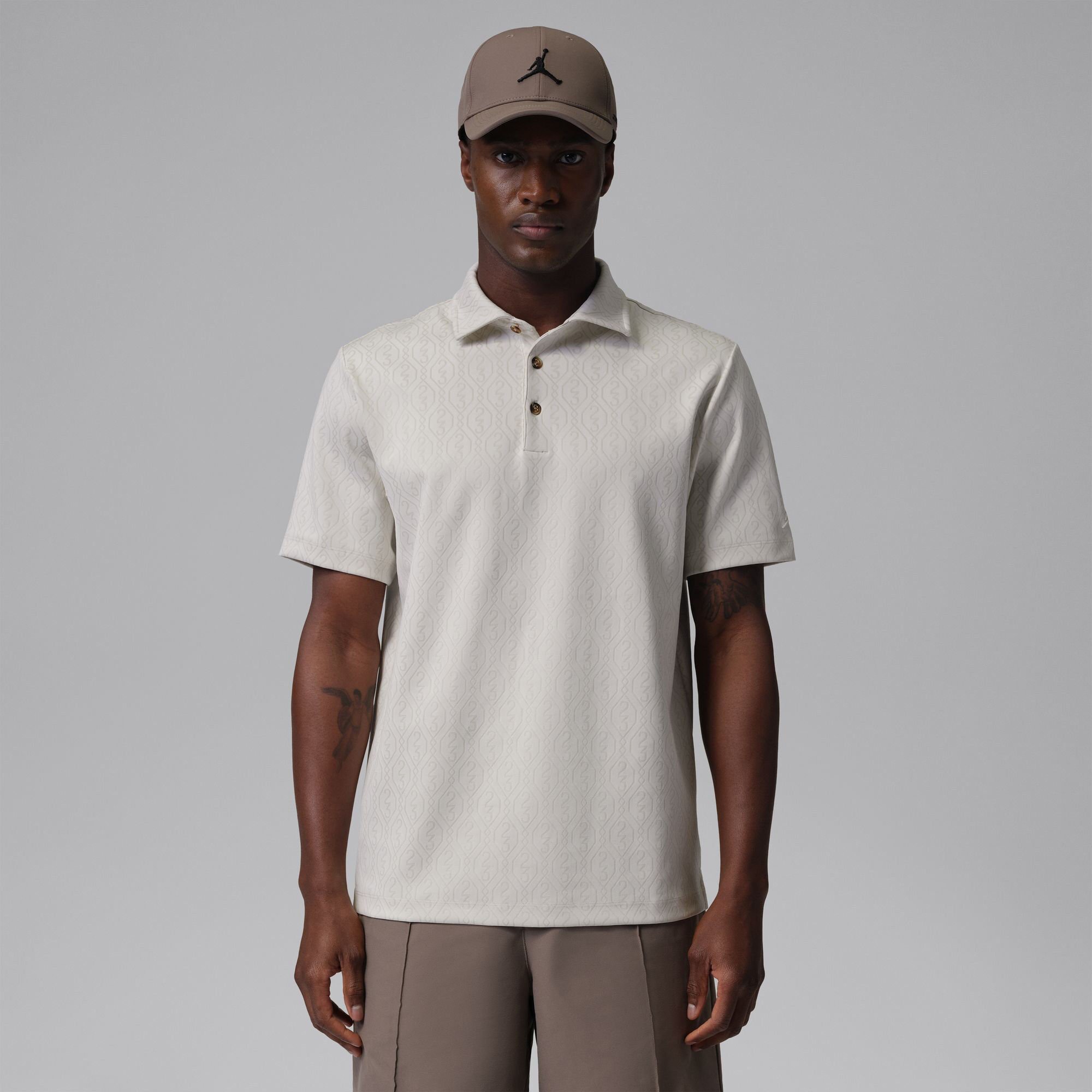 Buy Jordan Sport Men's Golf Jacquard Polo - Sail/Sail @ Nike Saudi