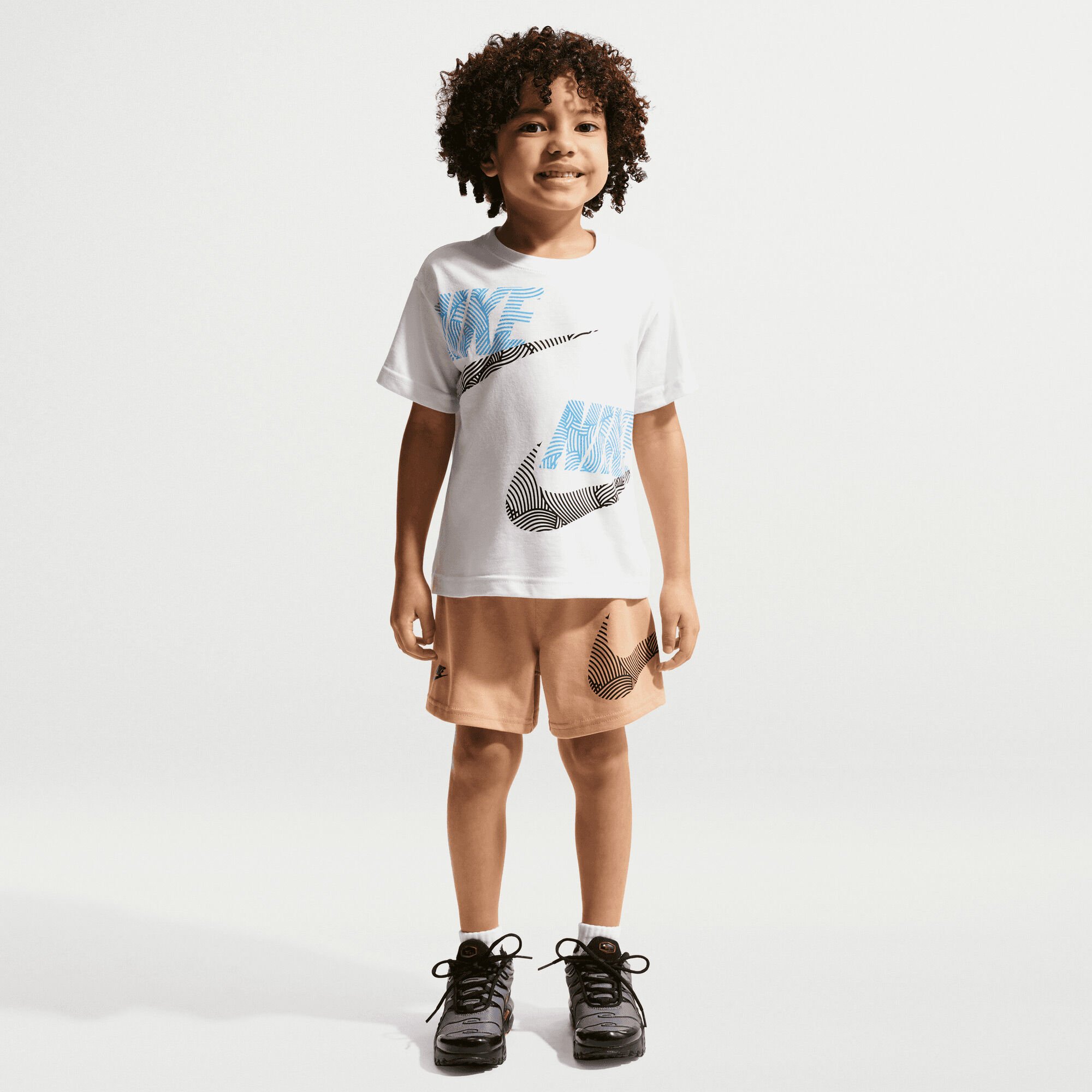 Buy Nike Sportswear In The Zone Little Kids' Relaxed Jersey 2-Piece Set ...