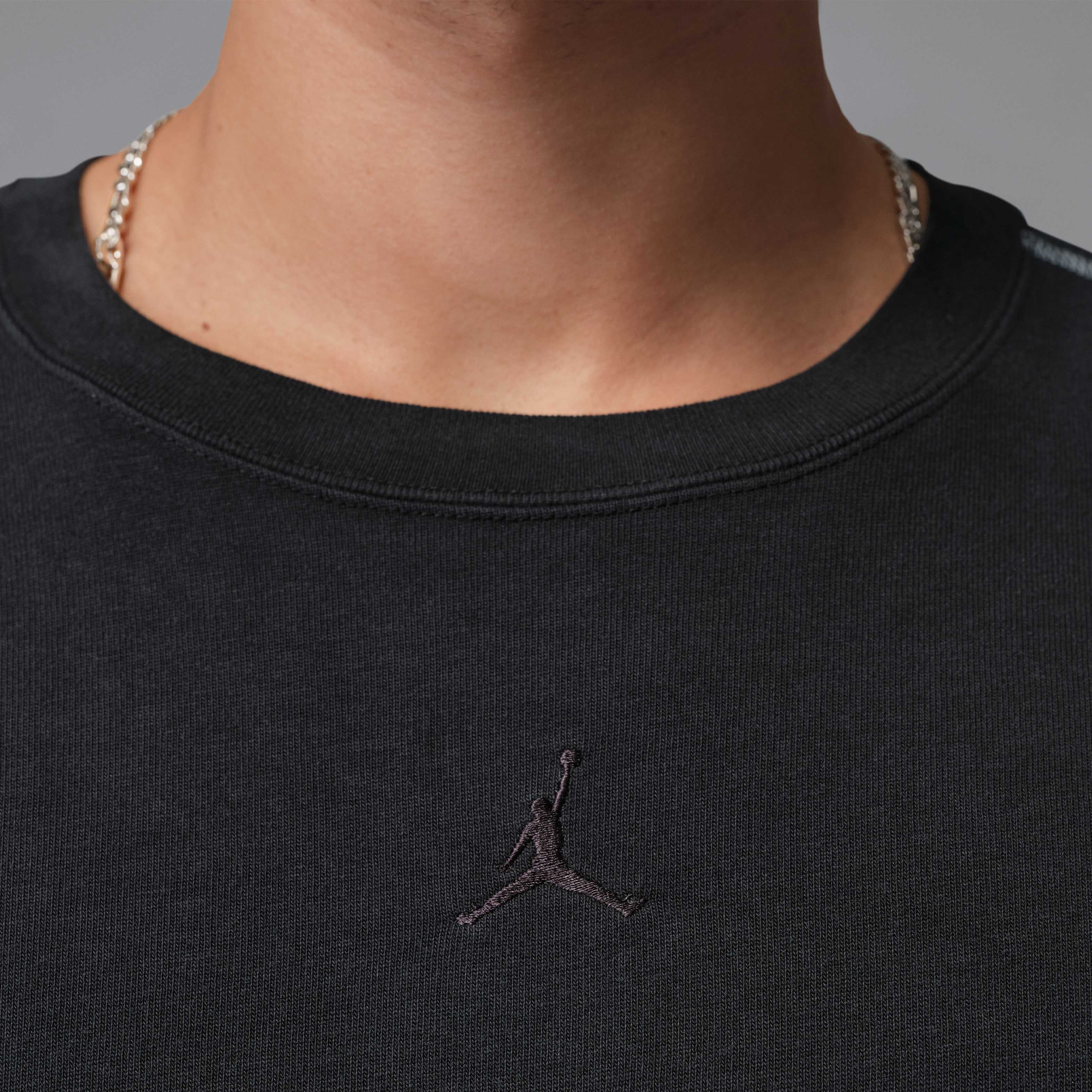 Buy Jordan Flight Men's Heavyweight Long-Sleeve Top - Black/Sail/Black ...