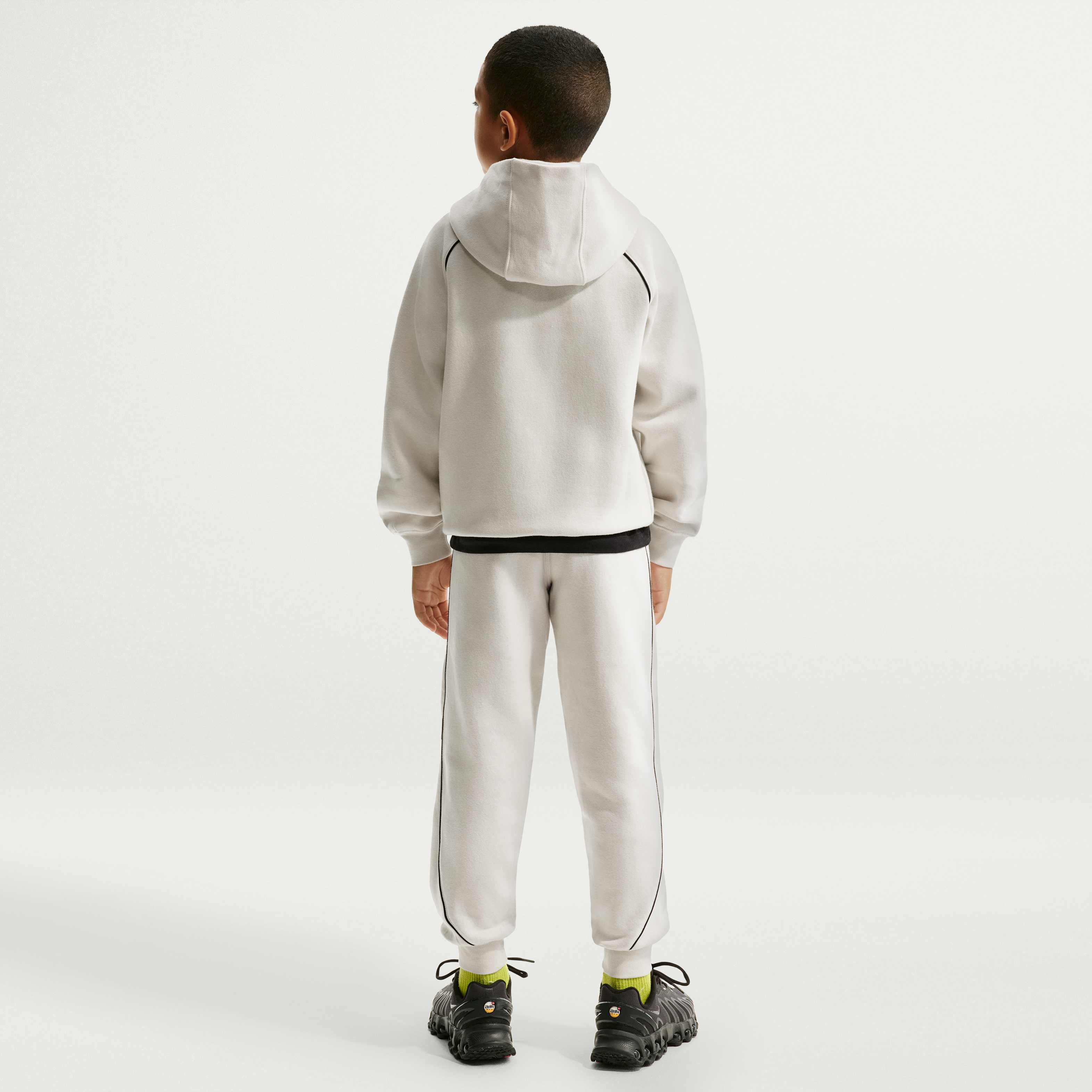 Buy Nike Air Older Kids' Fleece Joggers - Light Bone/Black/Black @ Nike ...