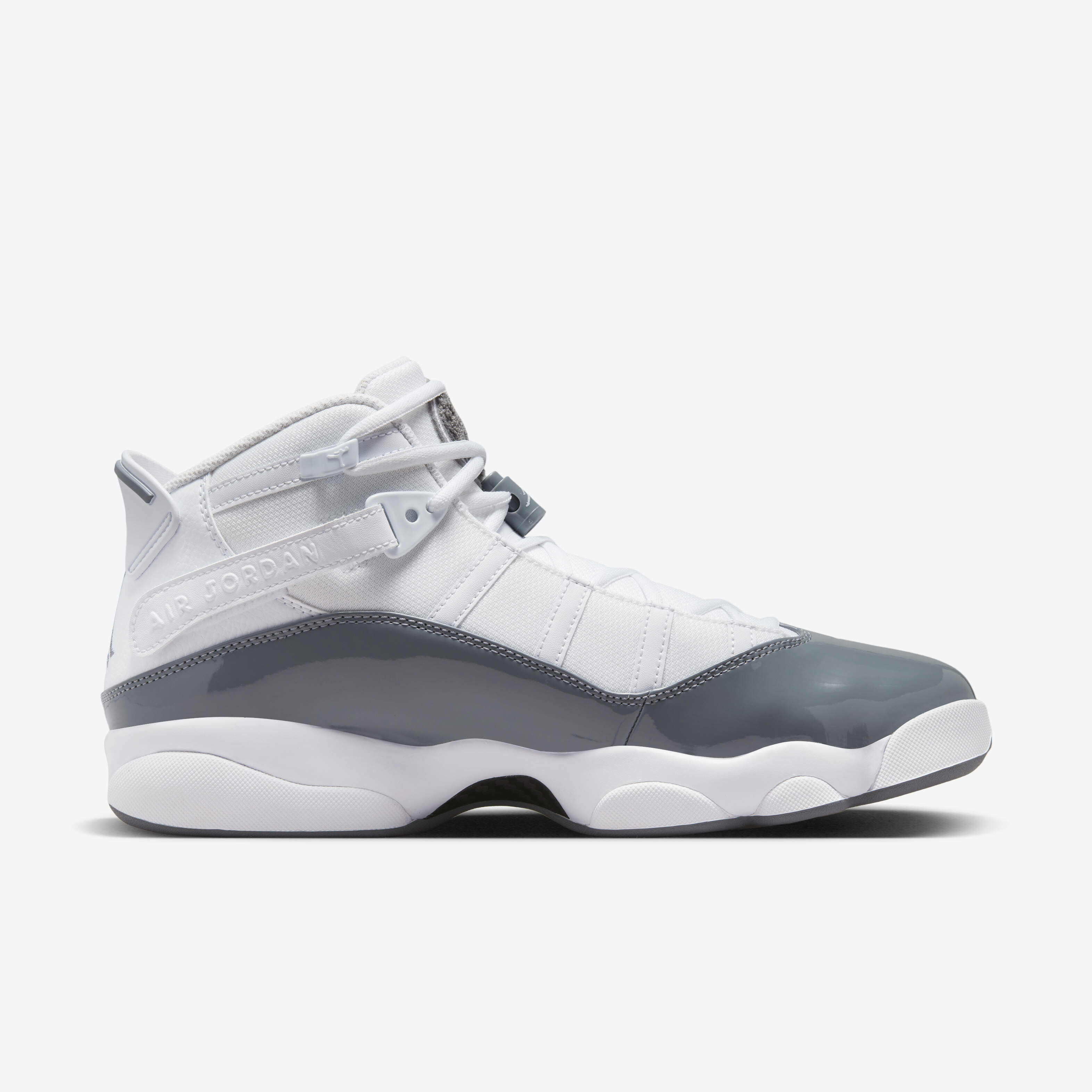 Buy Jordan 6 Rings Men's Shoes - White/White/Cool Grey | Nike Saudi ...