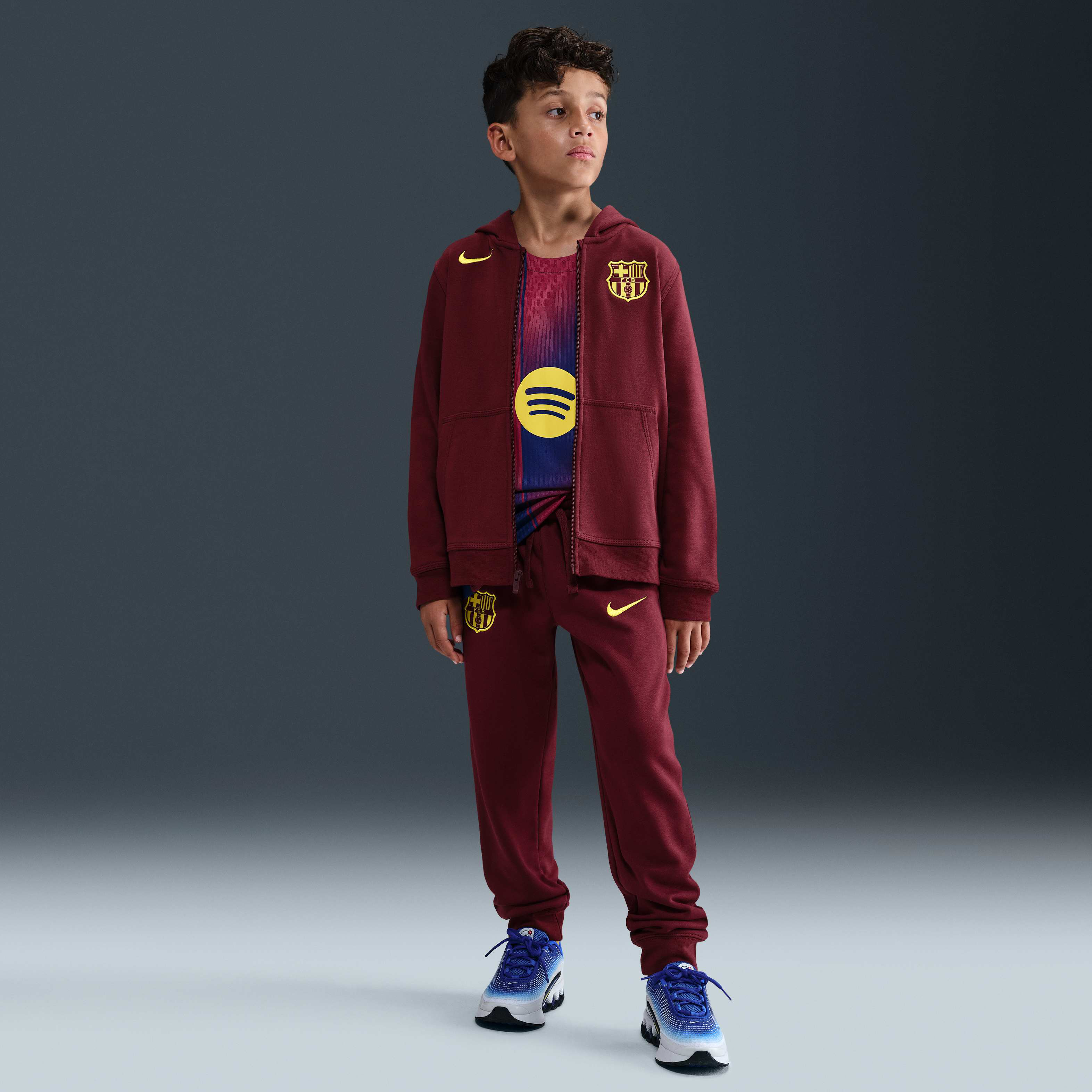 Buy F.C. Barcelona Club Fourth Older Kids' (Boys') Nike Football Full ...