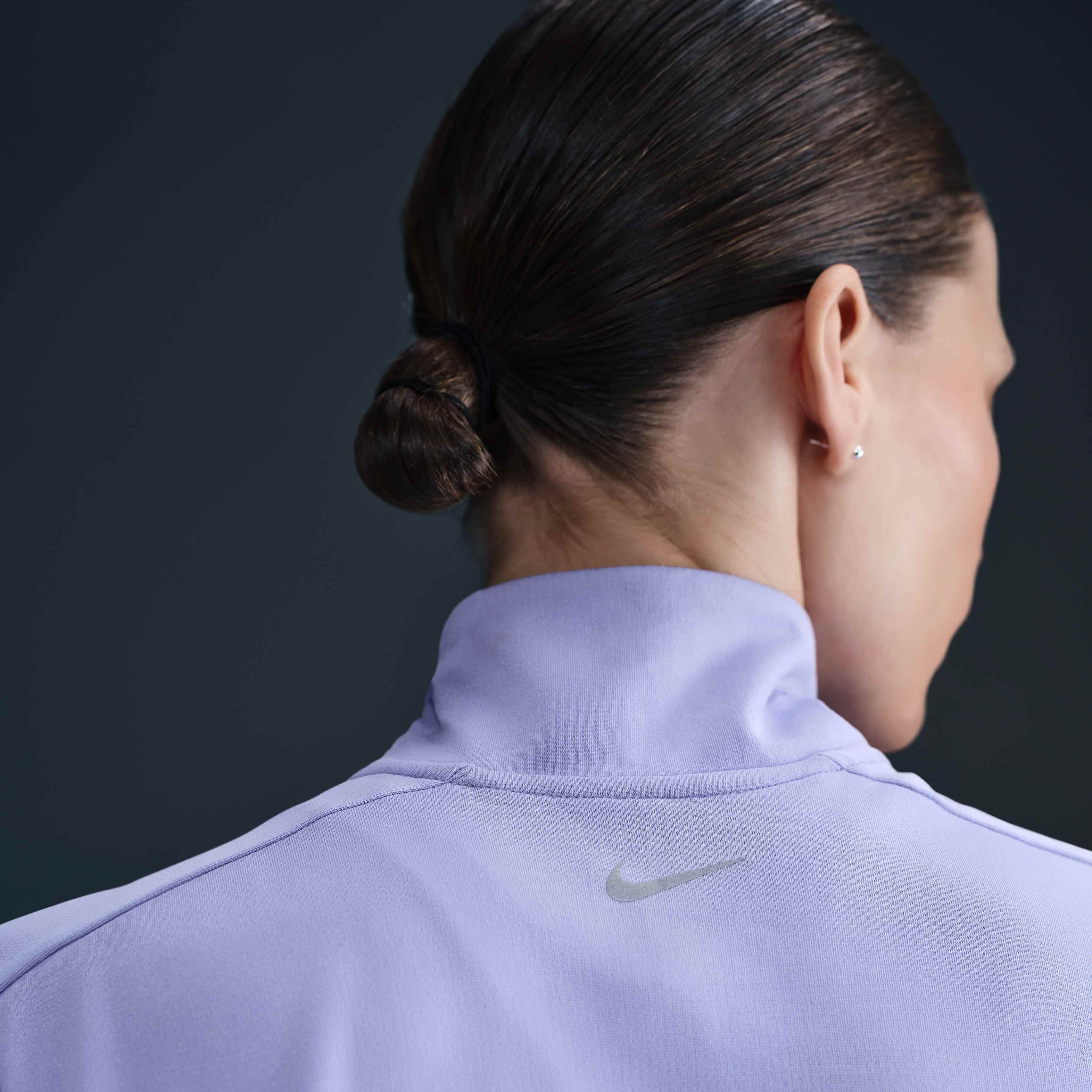 Buy Nike Swoosh Women's Dri-FIT 1/2-Zip Running Mid Layer - Lilac Ice ...