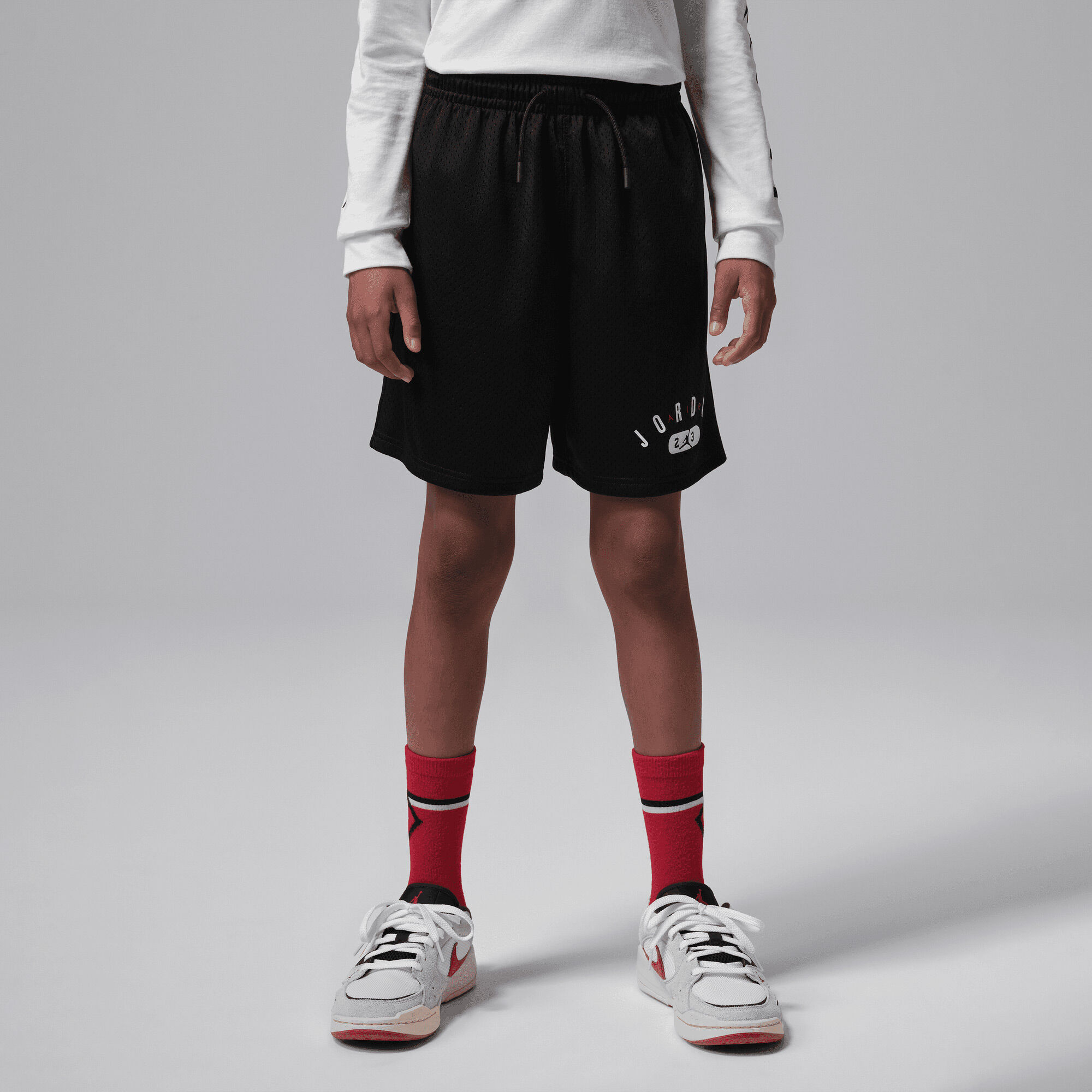 Buy Jordan Big Kids' 23 Sport Shorts - Black @ Nike Saudi