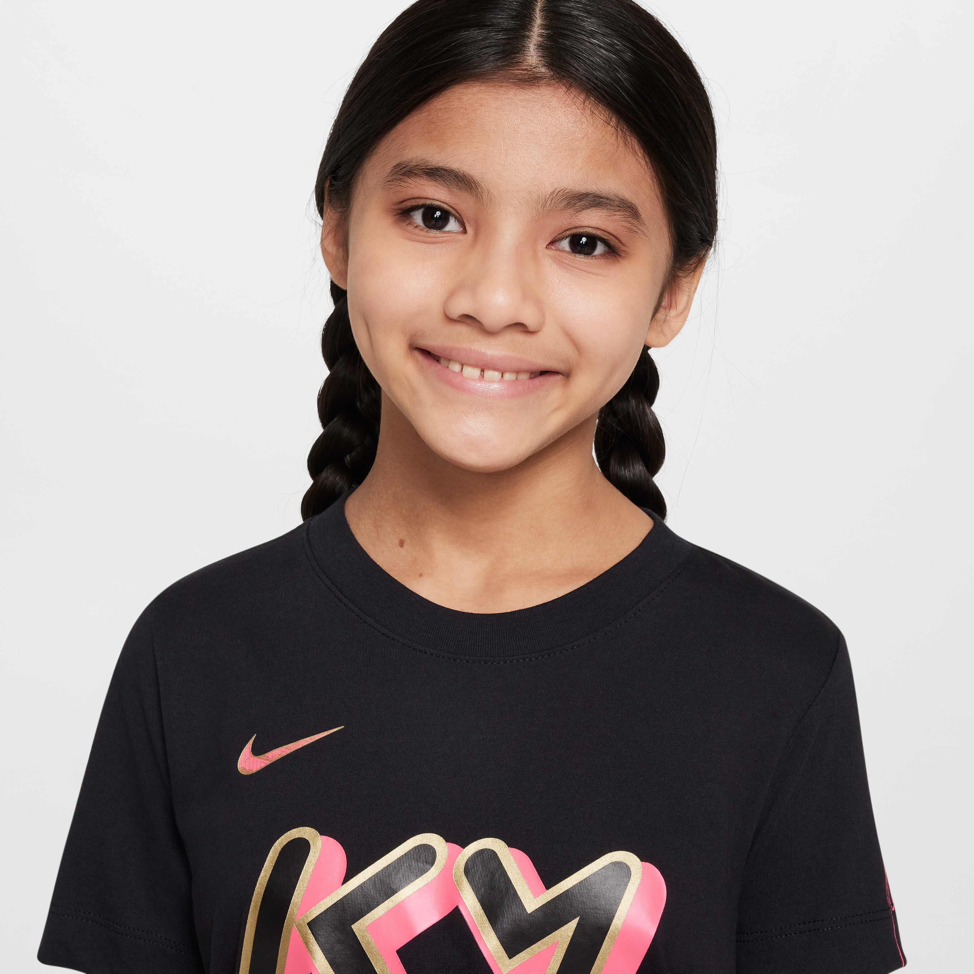 Buy Kylian Mbappé Older Kids' Dri-FIT T-Shirt - Black @ Nike Saudi