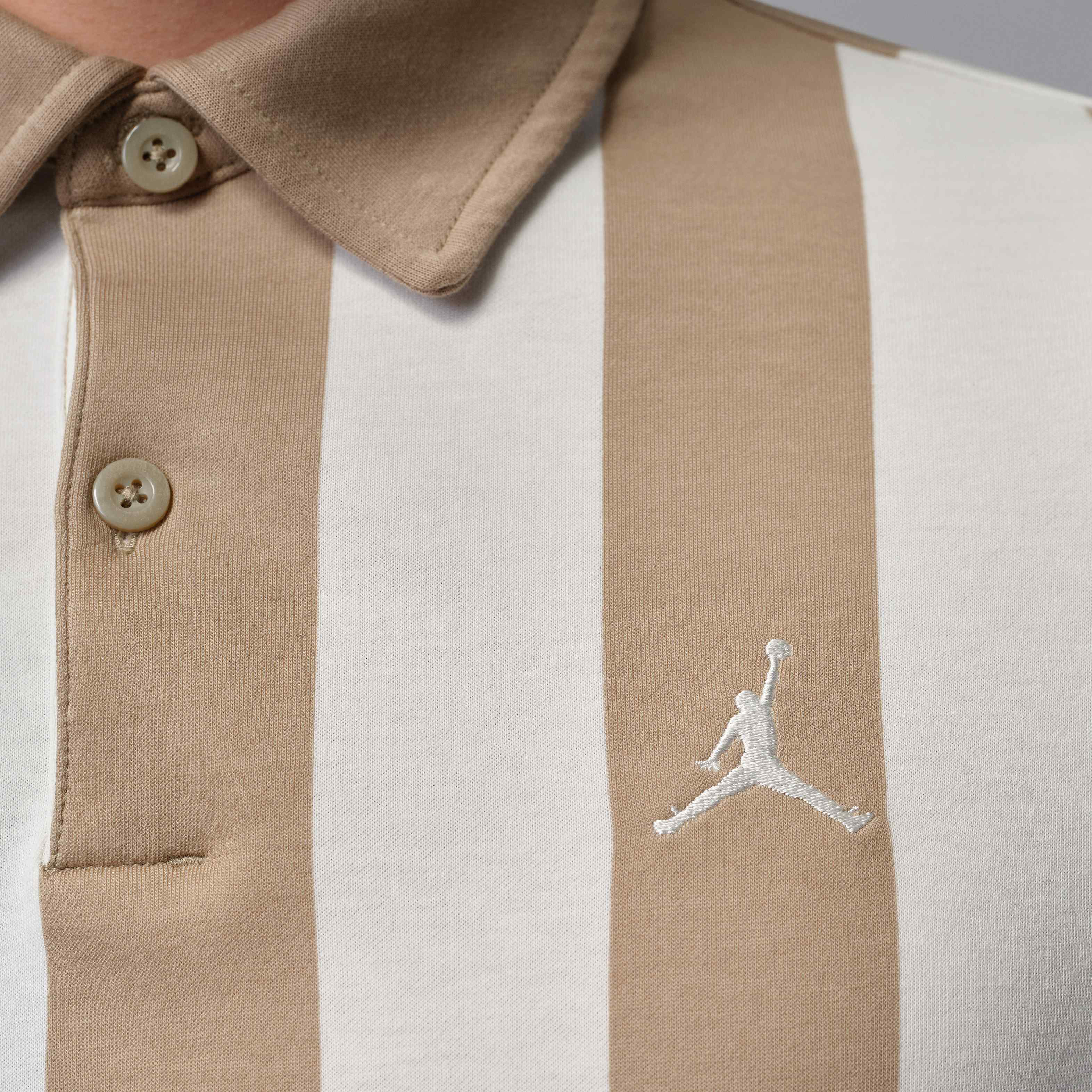 Buy Jordan Sport Men's Dri-FIT Printed Golf Polo - Khaki/Sail/Sail ...