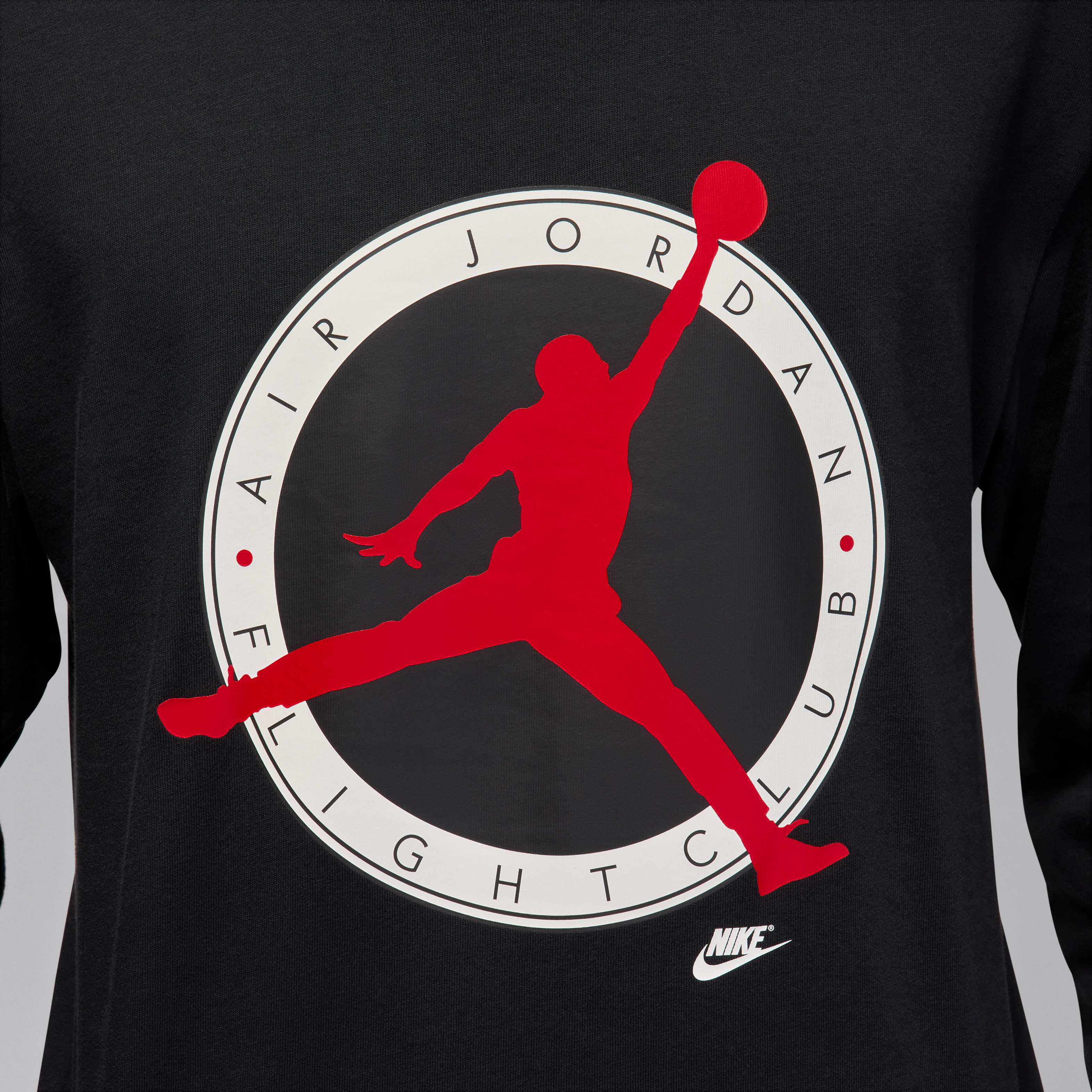 Buy Jordan Flight Club Men's Long-Sleeve T-Shirt - Black/University Red ...