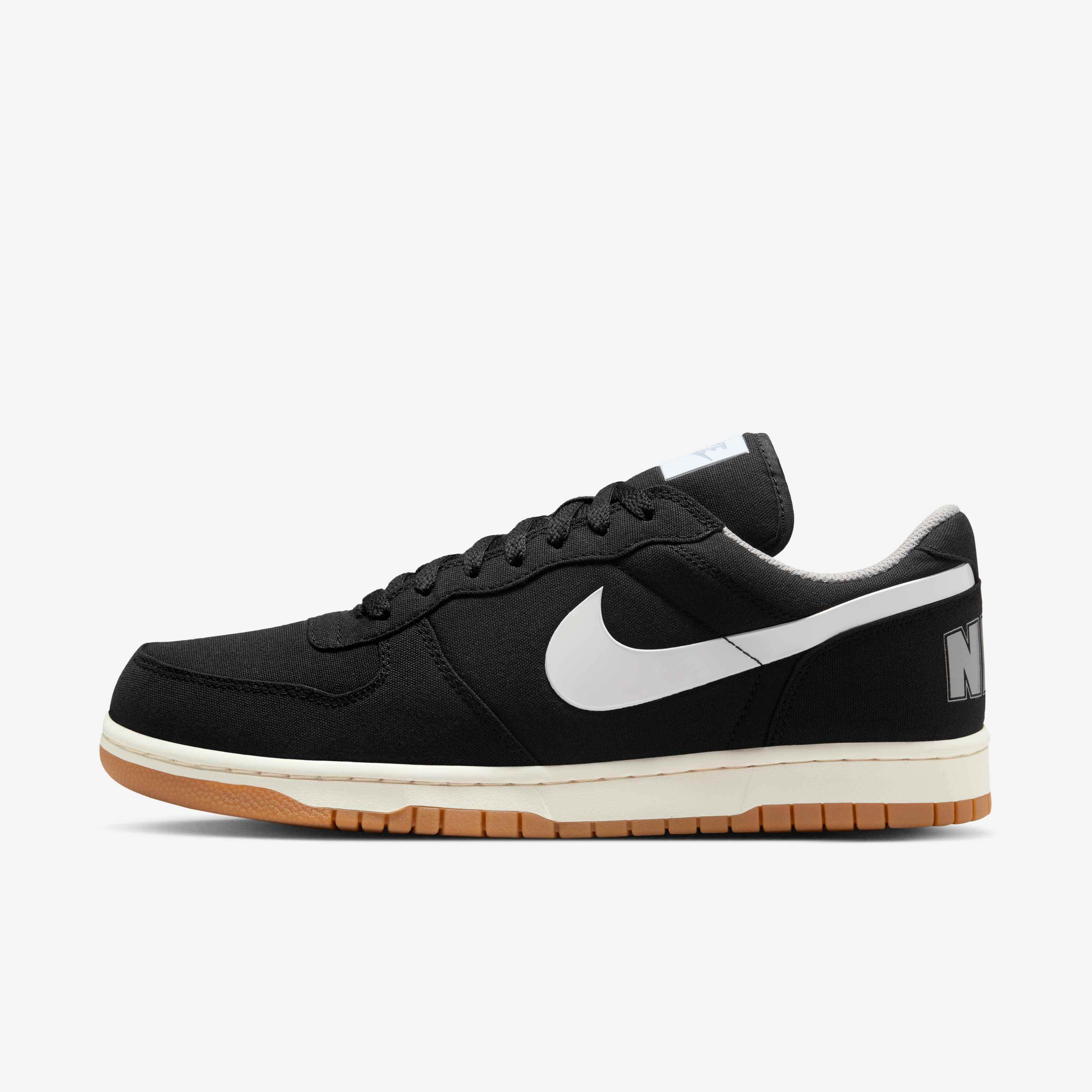 Buy Nike Big Low Luxe Men's Shoes - Black/Matte Silver/Gum Light