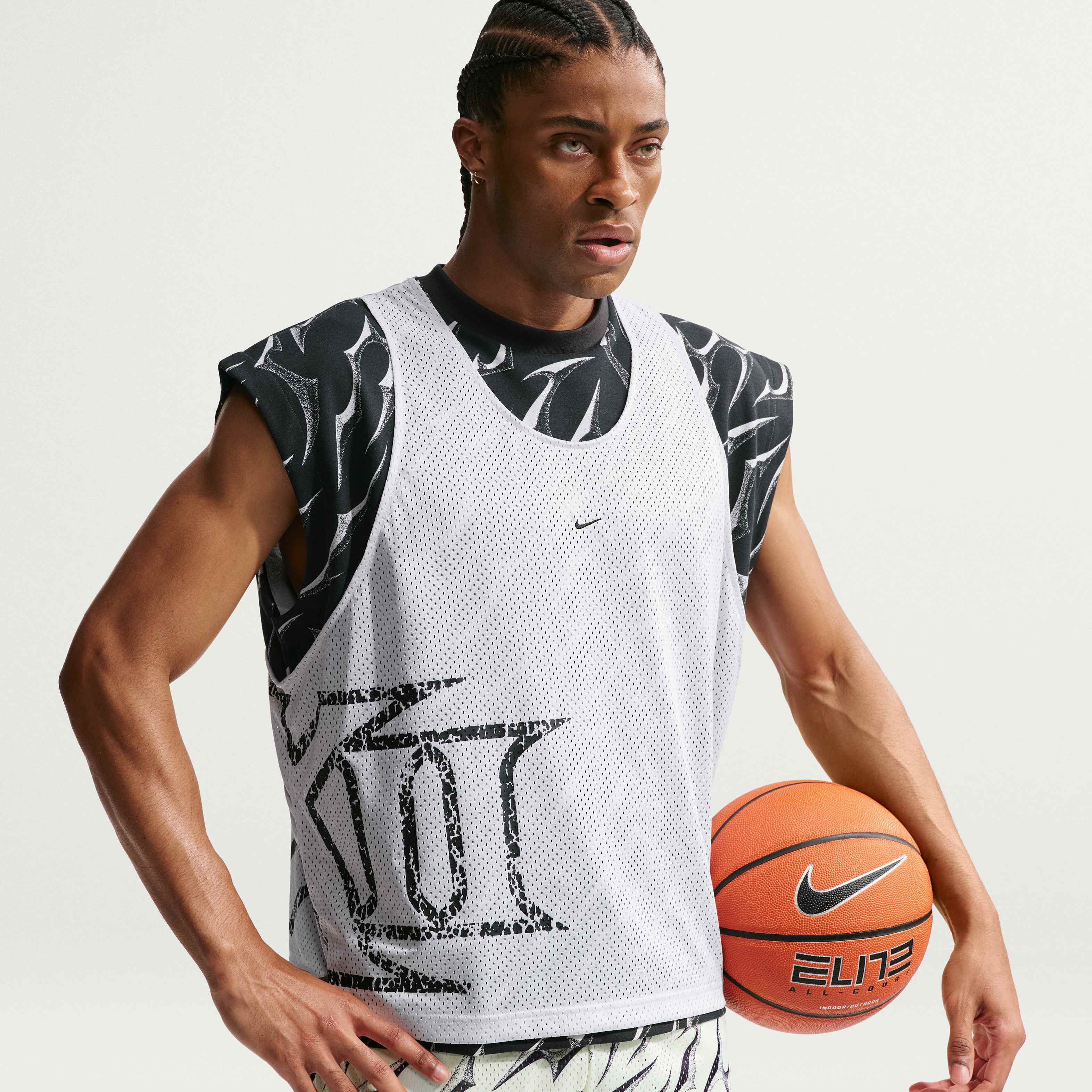 Buy JA Men's Dri-FIT Basketball Practice Jersey - Vast Grey/Black/Black ...