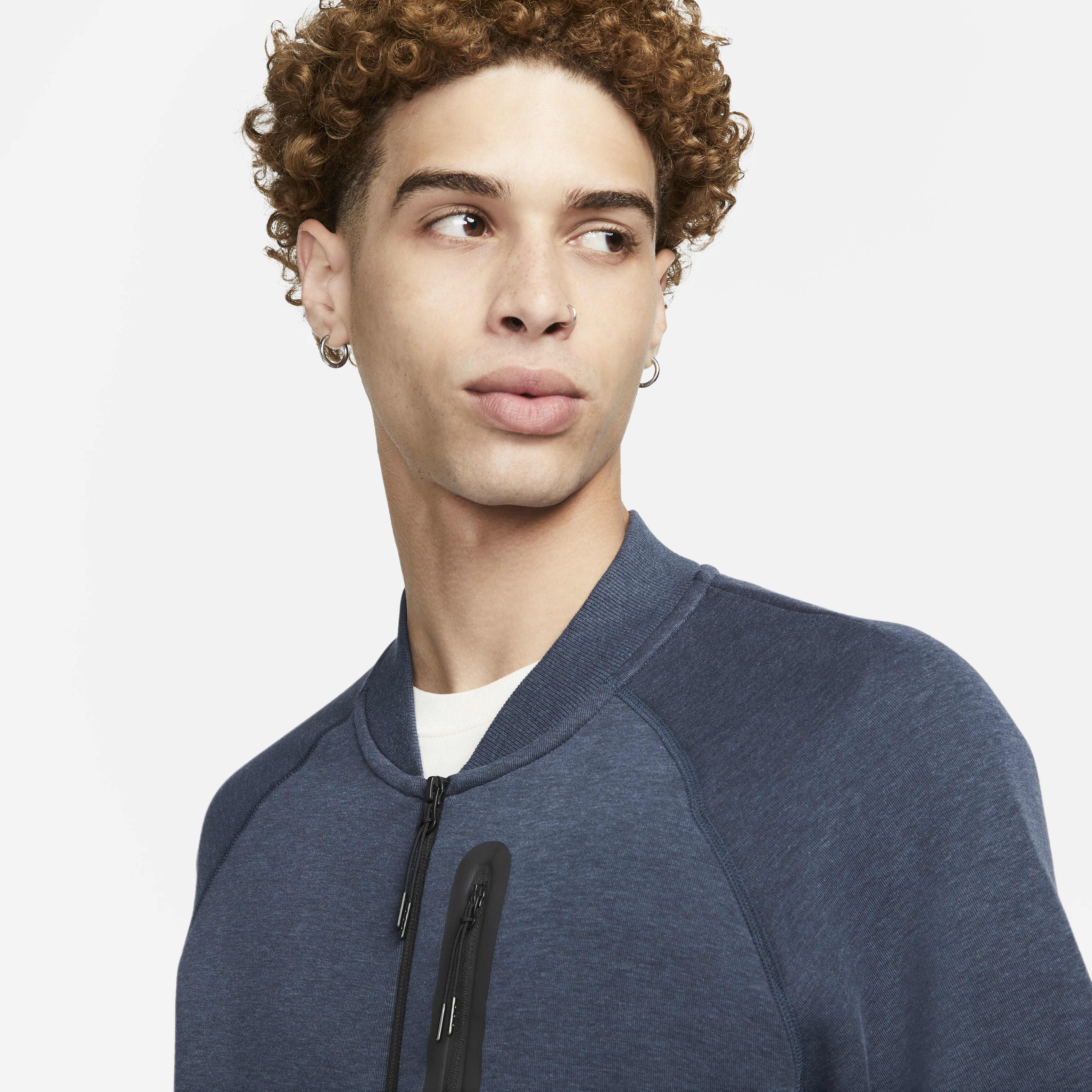 Buy Nike Sportswear Tech Fleece Men's Bomber Jacket - Obsidian Heather ...