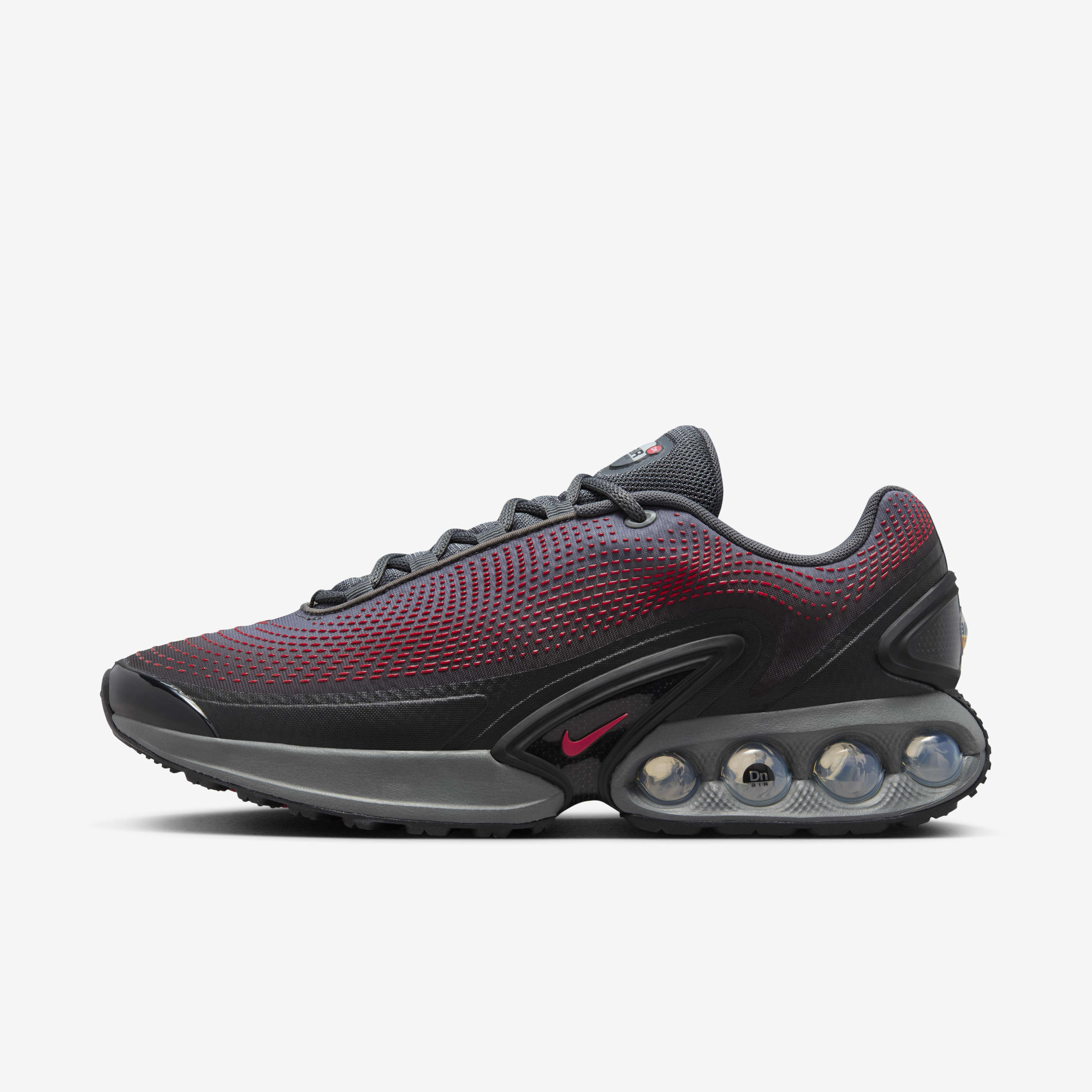 Buy Nike Air Max DN Shoes - Black/Iron Grey/University Red | Nike Saudi ...
