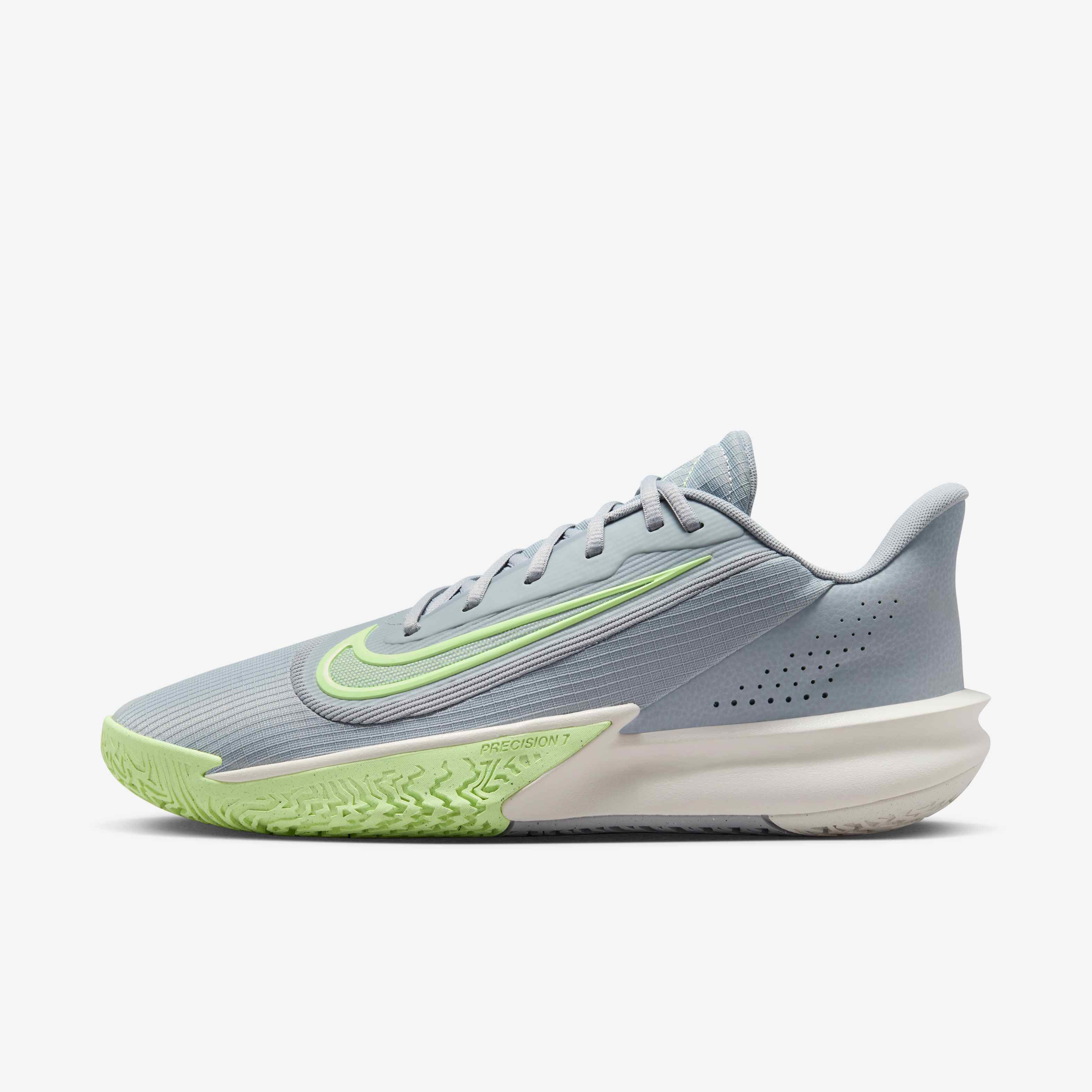 Buy Nike Precision 7 Basketball Shoes - Wolf Grey/Phantom/Barely Volt ...