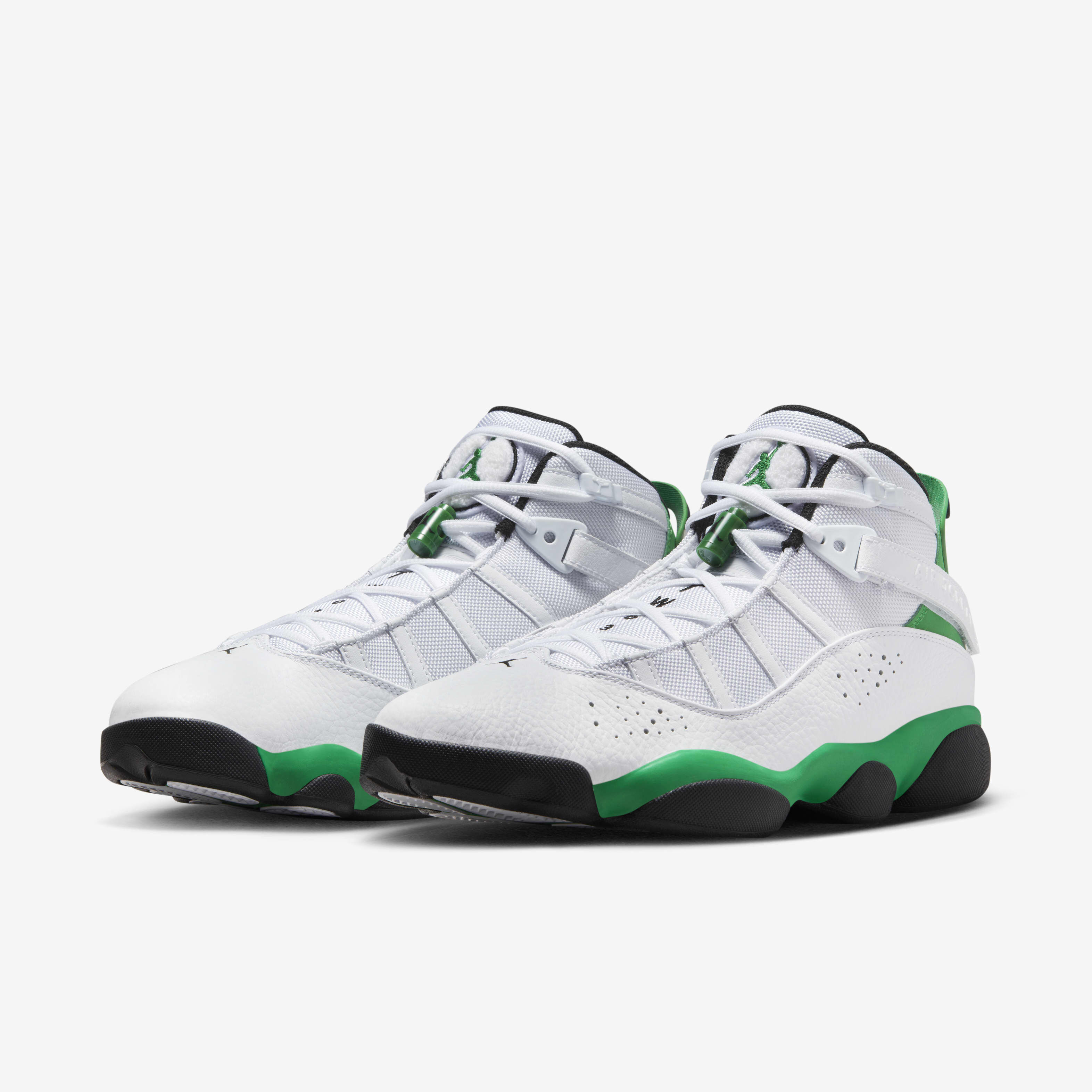 Buy Jordan 6 Rings Men's Shoes - White/Black/Lucky Green | Nike Saudi ...