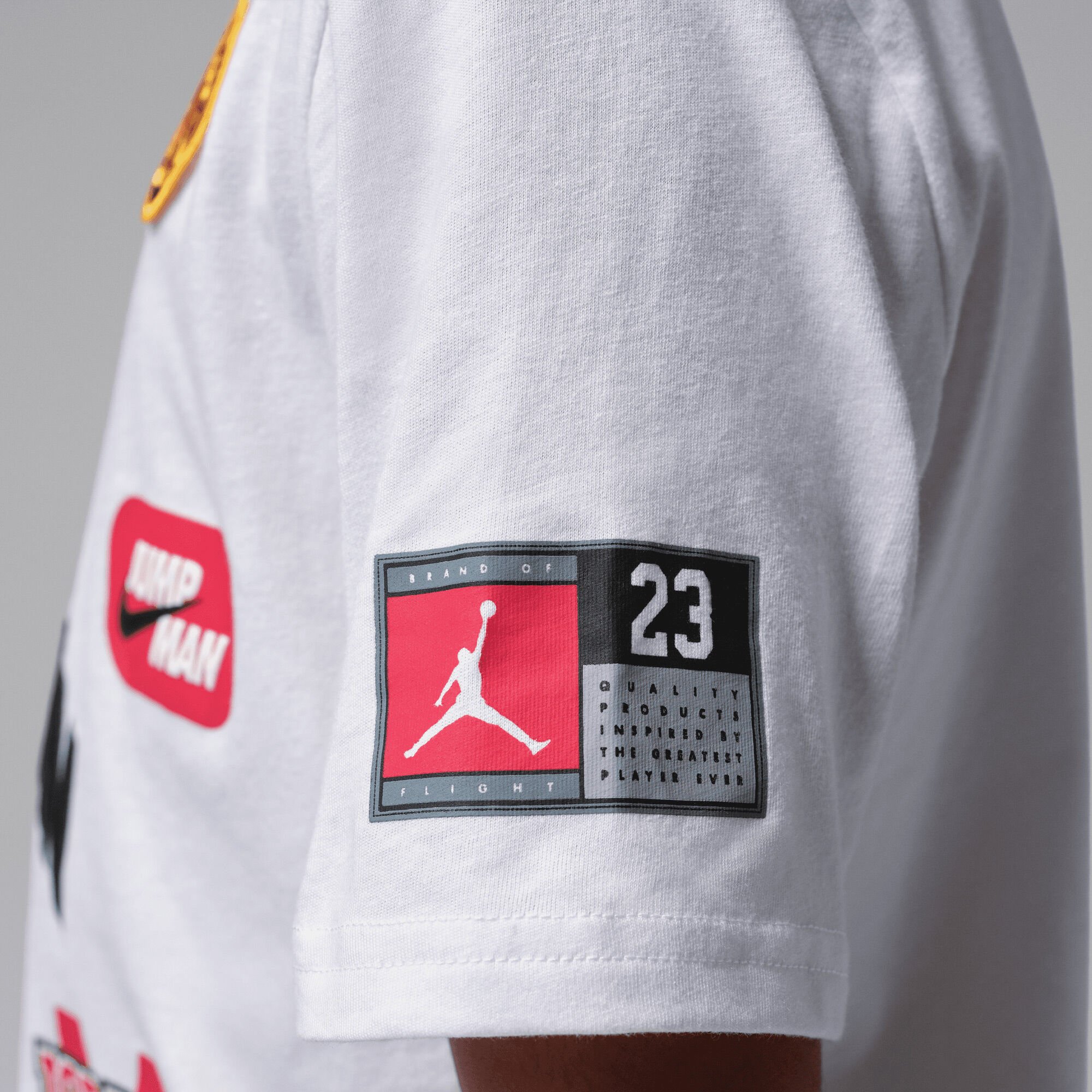 Buy Jordan Big Kids' Dynasty Patch T-Shirt - White @ Nike Saudi