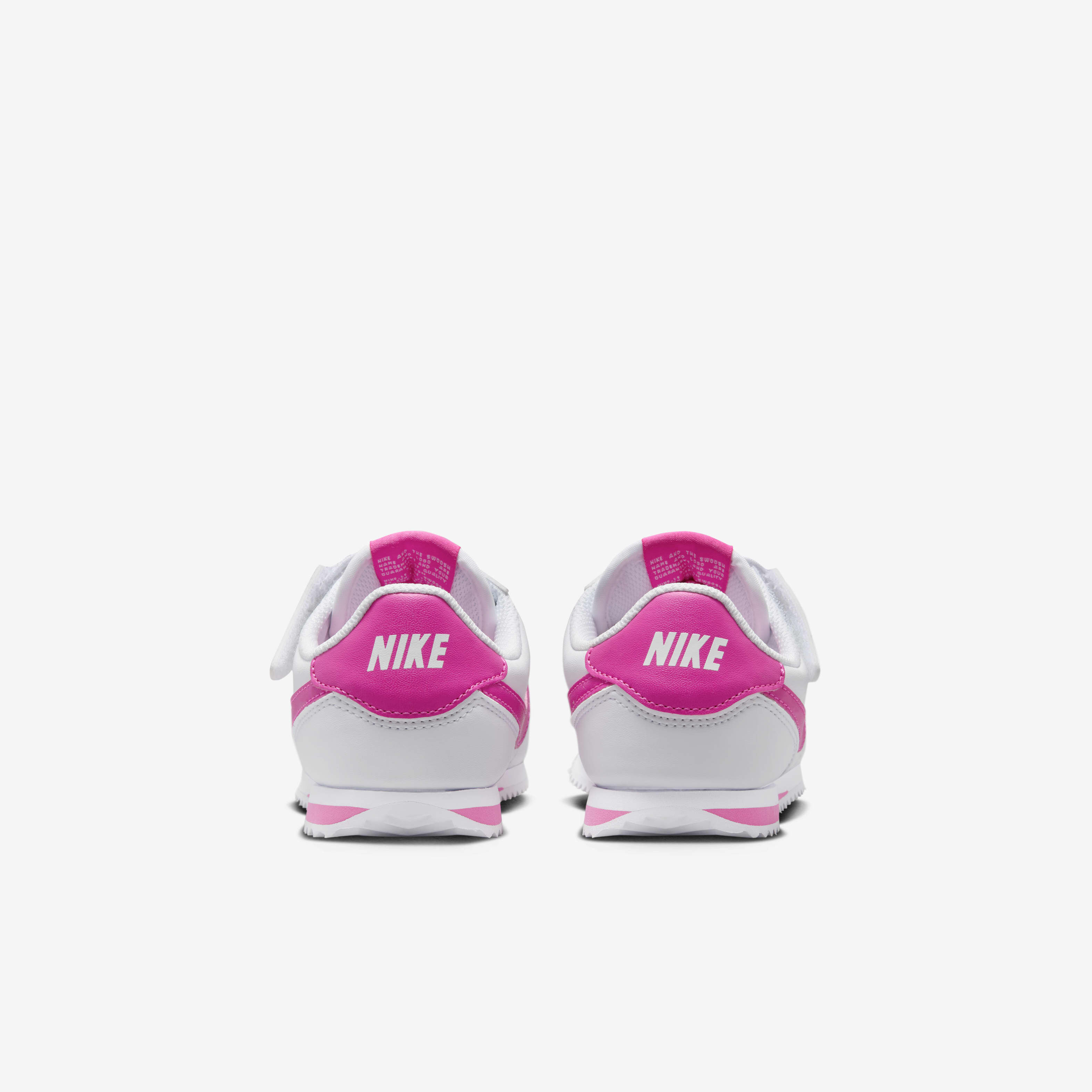 Buy Nike Cortez EasyOn Younger Kids' Shoes - White/Laser Fuchsia | Nike ...