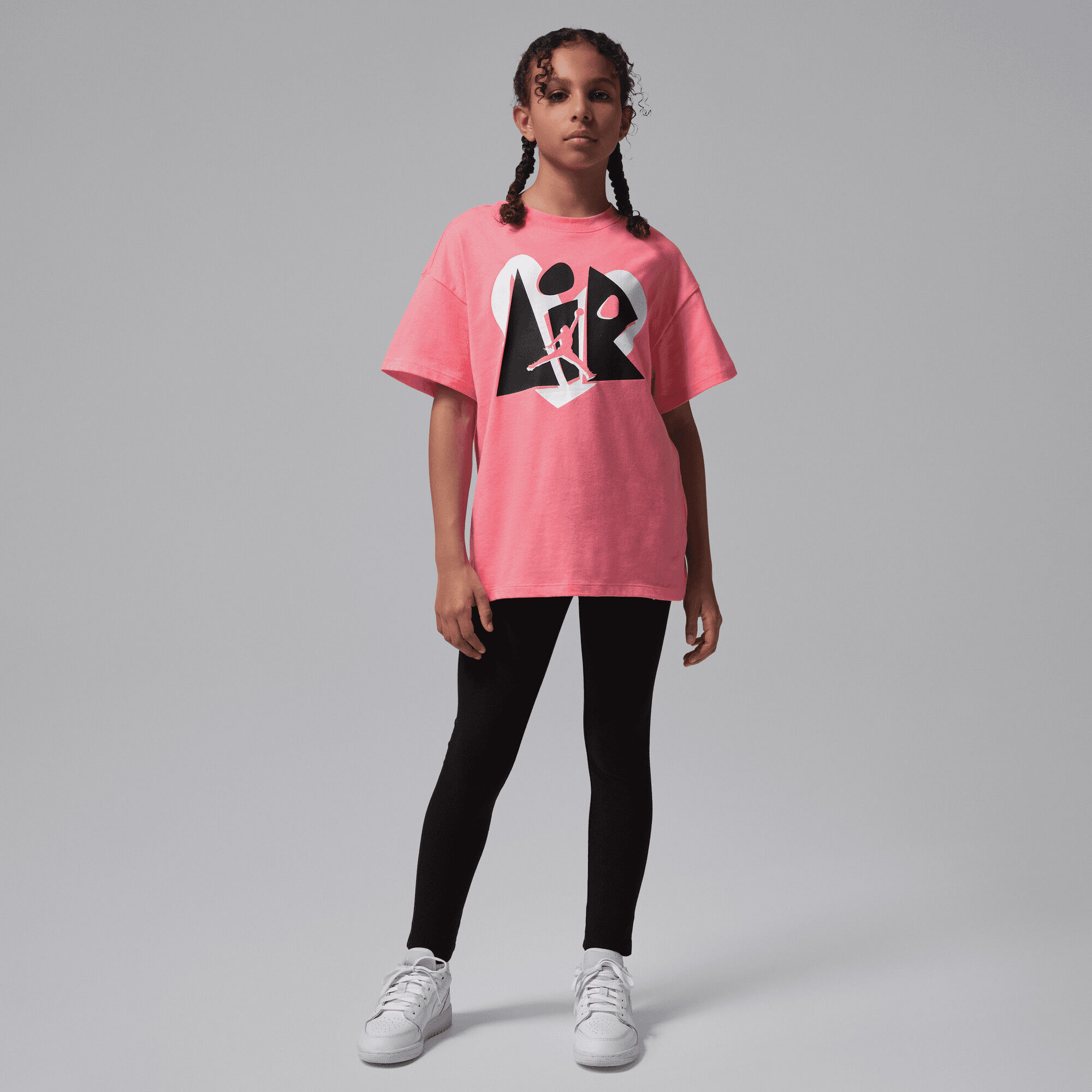 Buy Jordan Big Kids' Love Air T-Shirt - Pink Gaze @ Nike Saudi