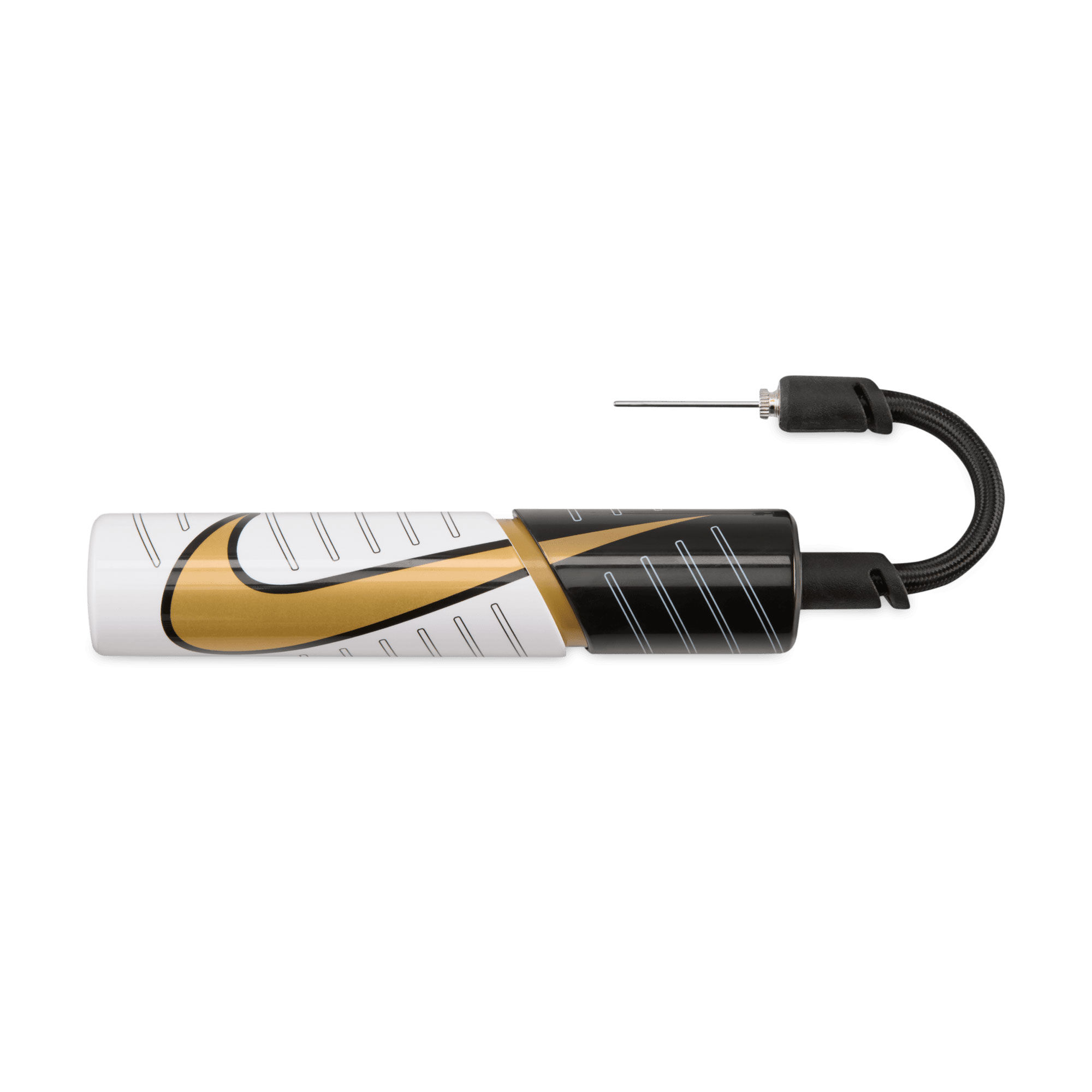 Buy Nike Essential Ball Pump - White/Metallic Gold/Black @ Nike Saudi
