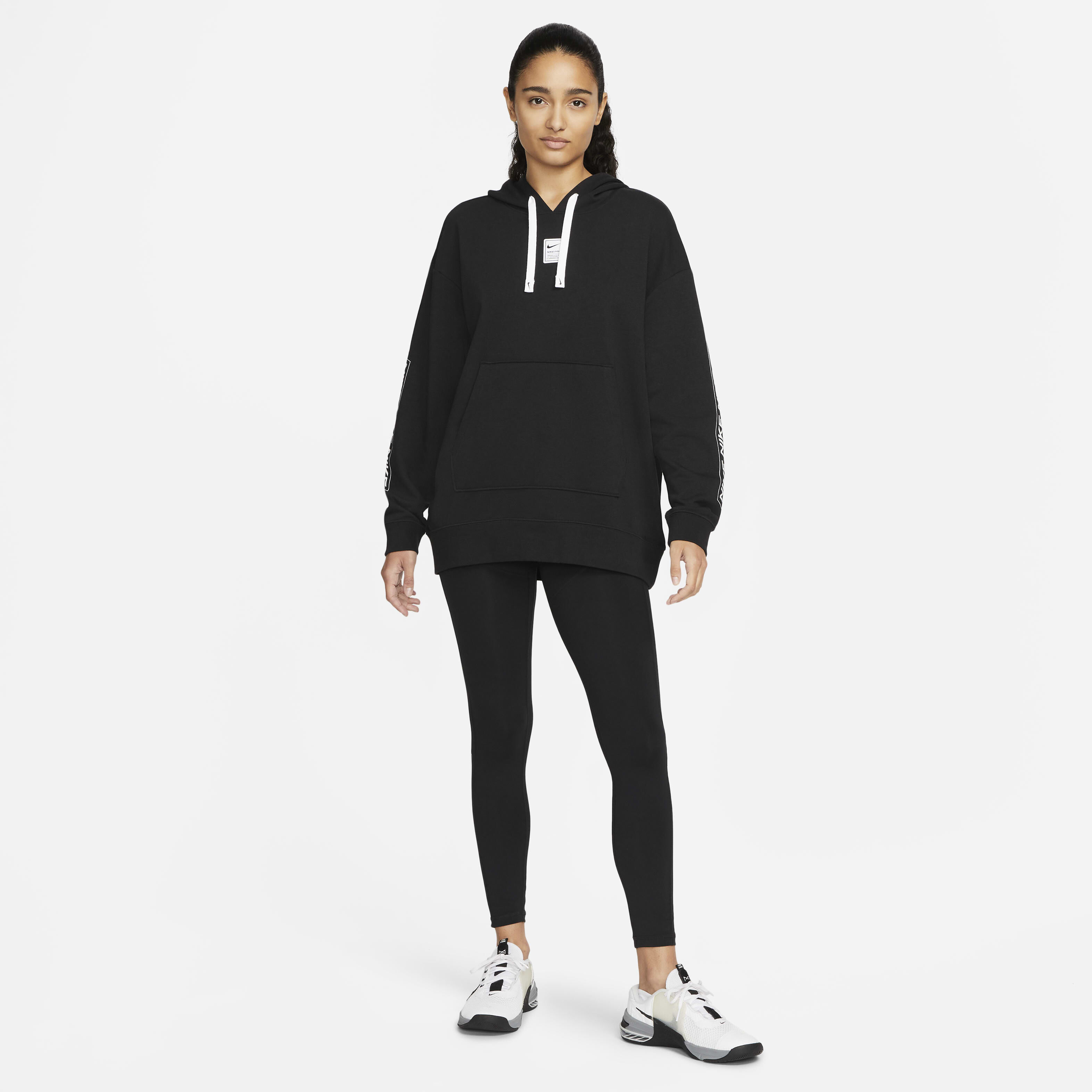 Buy Nike Pro Dri-FIT Get Fit Women's Graphic Hoodie - Black Buy Nike Pro Dri-FIT Get Fit Women's Graphic Hoodie - Black