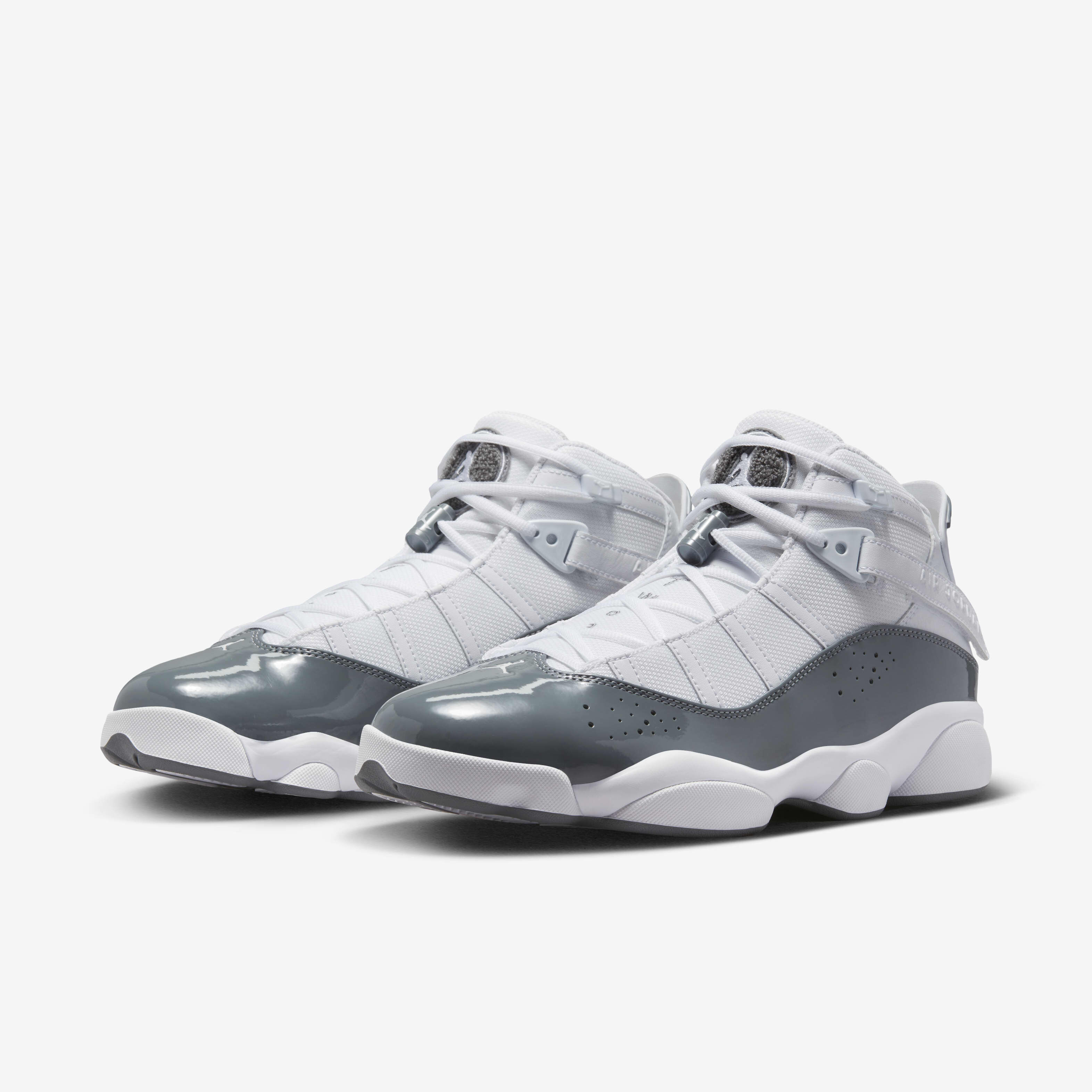 Buy Jordan 6 Rings Men's Shoes - White/White/Cool Grey | Nike Saudi ...