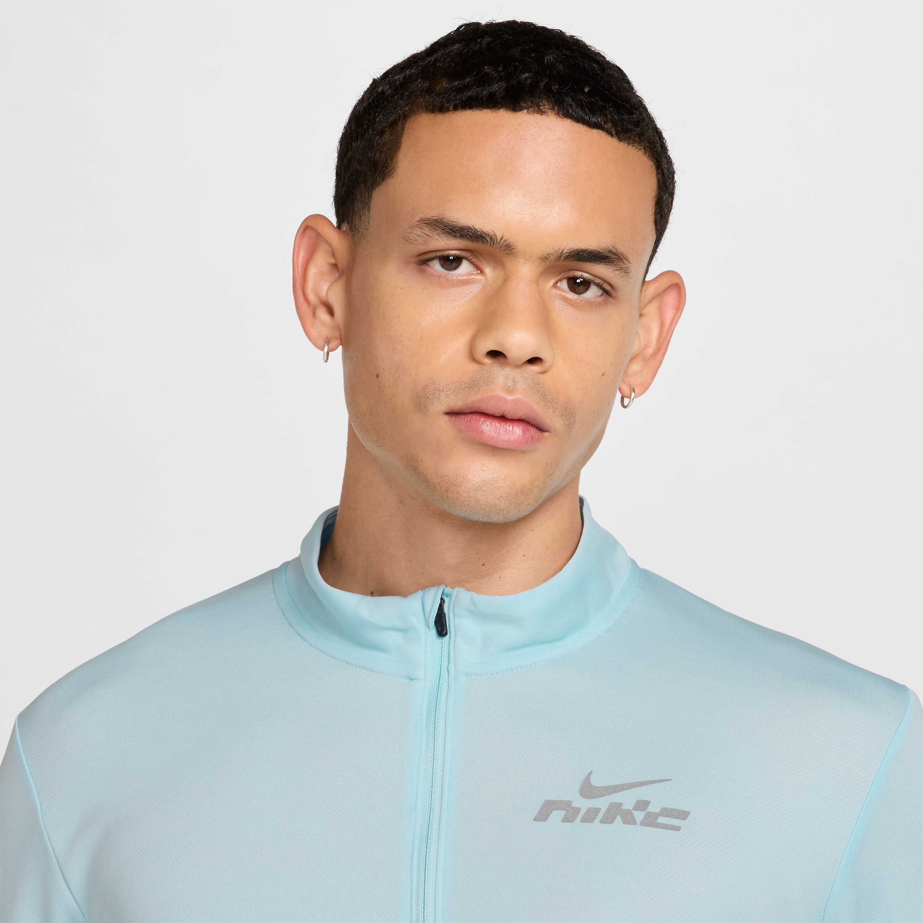 Buy Nike Pacer Flash Men's Dri-FIT 1/2-Zip Running Top - Glacier Blue ...