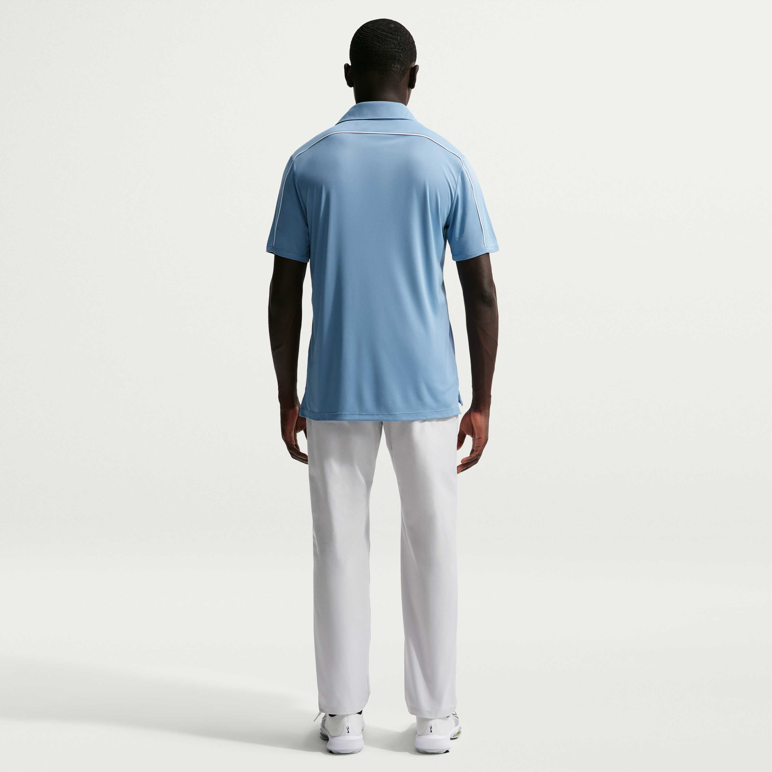 Buy Nike Par Men's Dri-FIT Golf Polo - Work Blue/White @ Nike Saudi