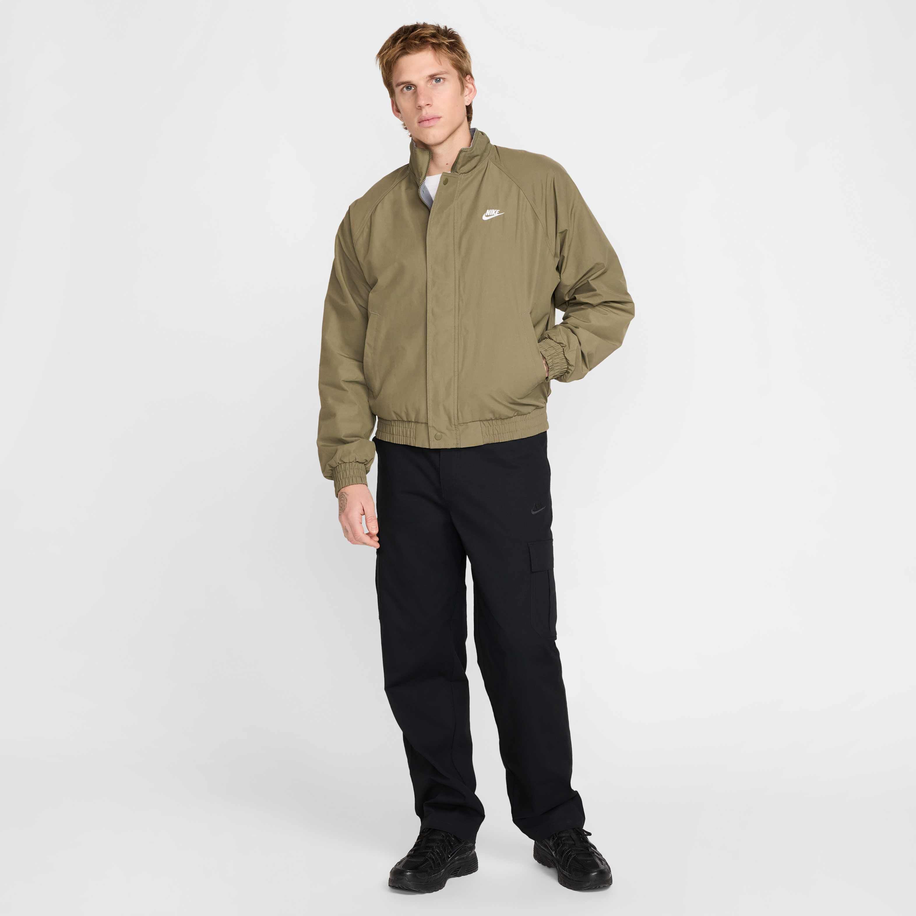 Buy Nike Club Futura Men's Jacket - Medium Olive/White @ Nike Saudi