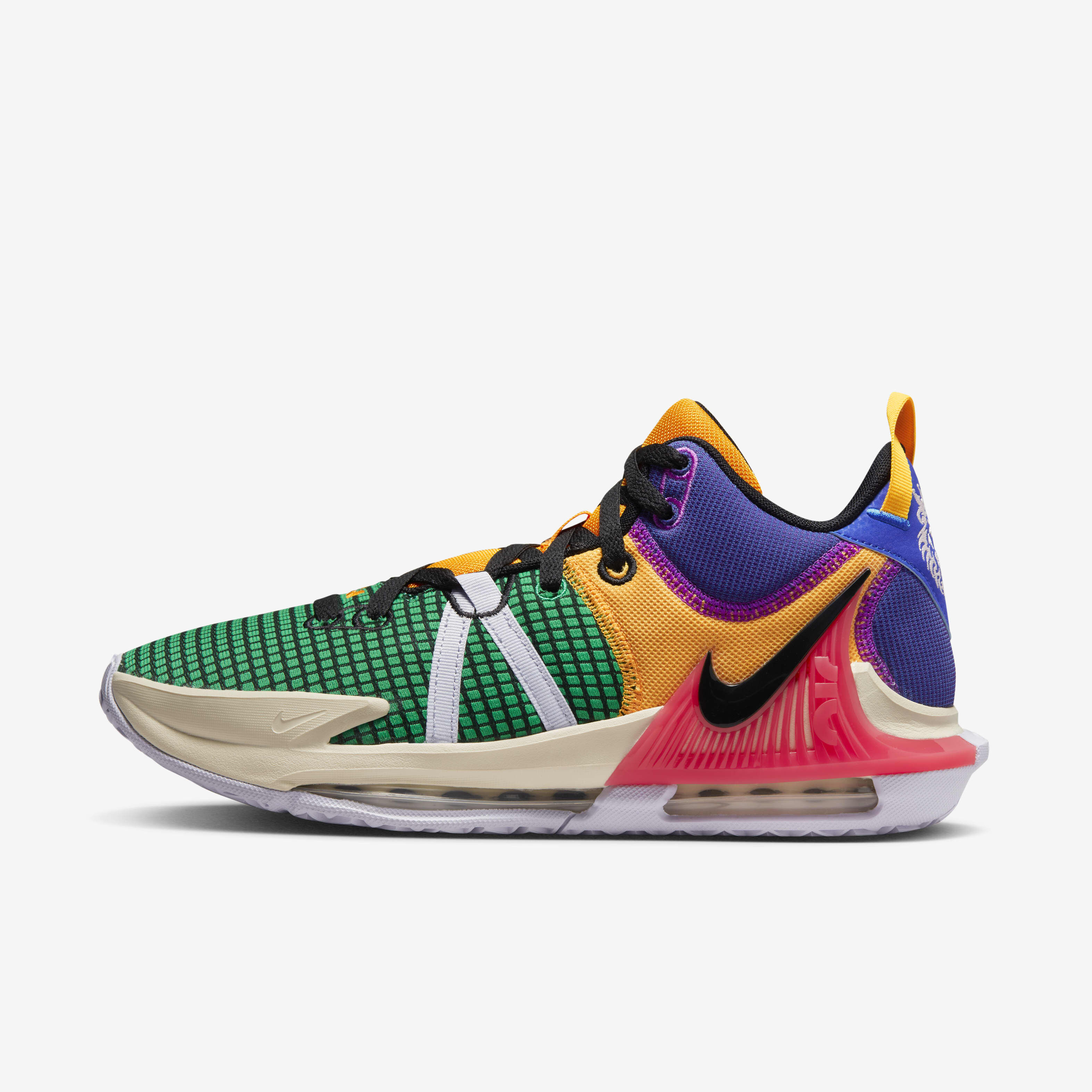 Buy LeBron Witness 7 Basketball Shoes - Vivid Purple/Sea Coral/Oxygen ...