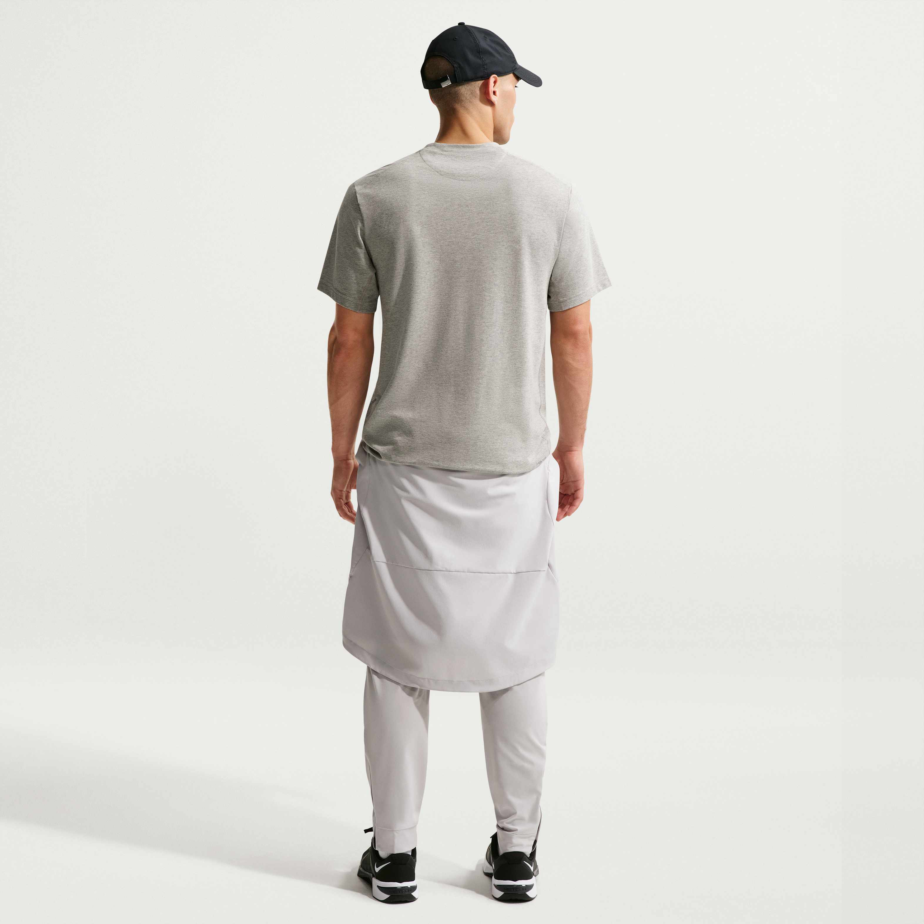 Buy Nike Unlimited Men's Dri-FIT Zip Cuff Versatile Trousers - Grey Fog ...