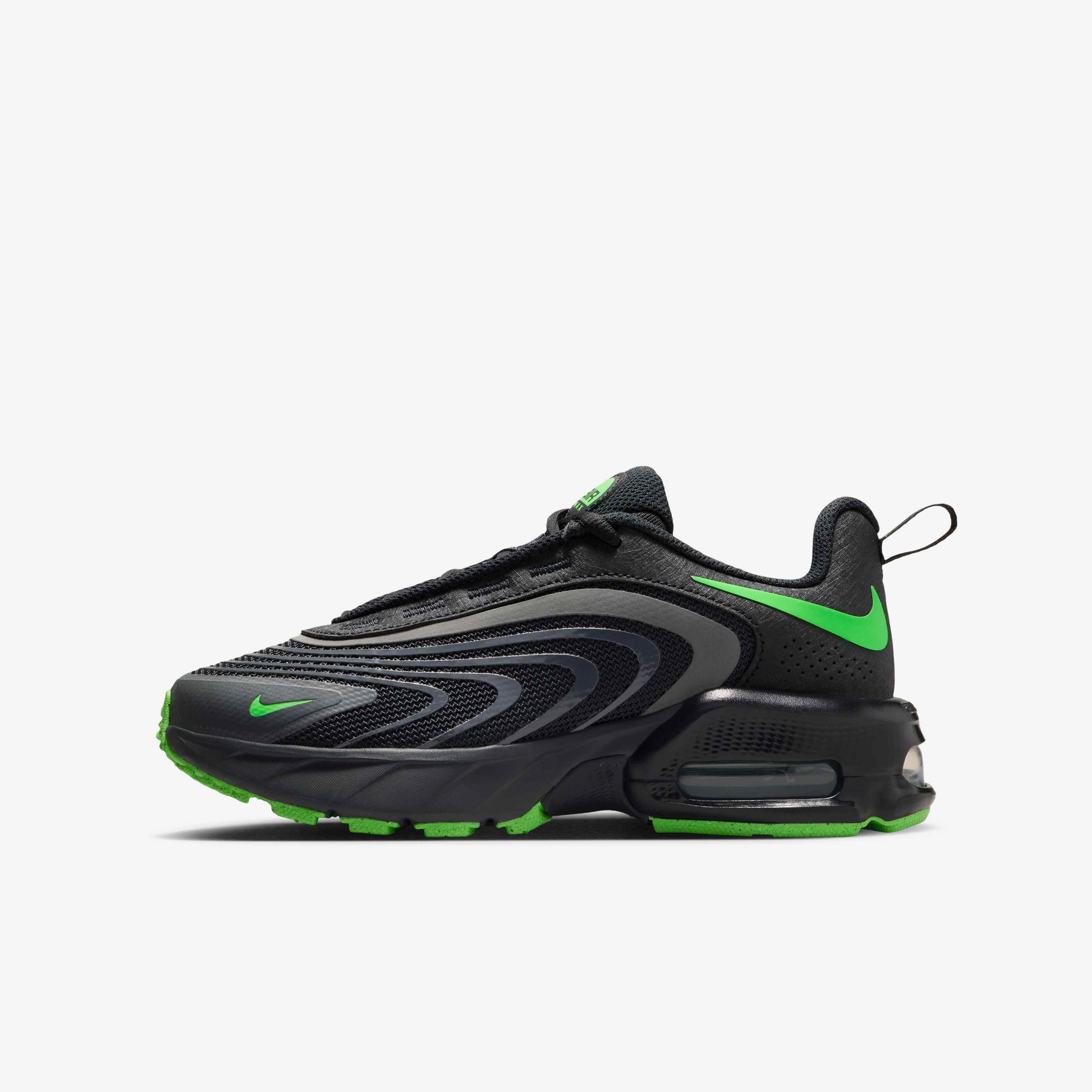 Buy Nike Air Max Fire Older Kids' Shoes - Anthracite/Black/Green Strike ...