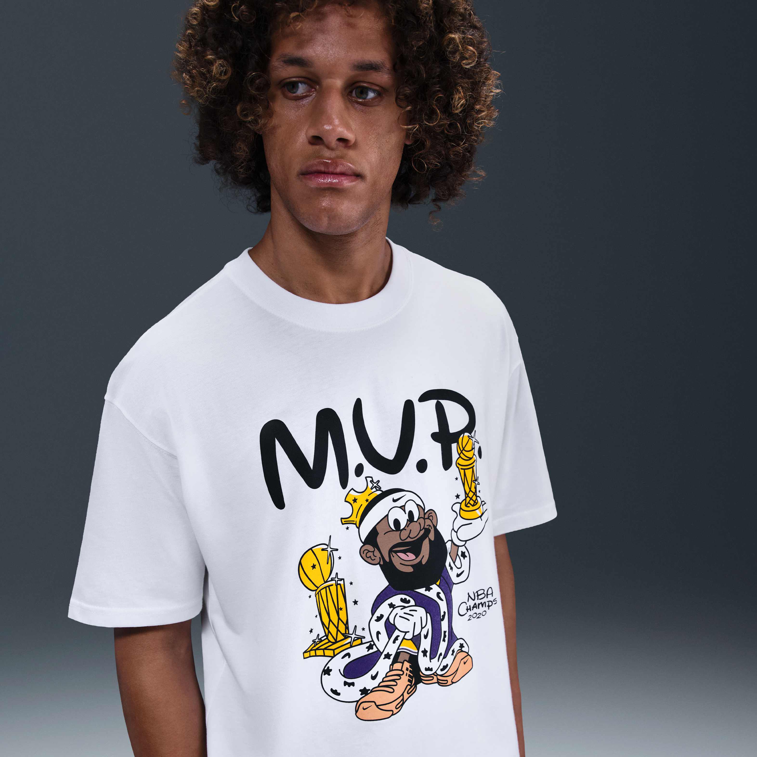 Buy LeBron 'Bubble Boy' Men's Basketball T-shirt - White @ Nike Saudi