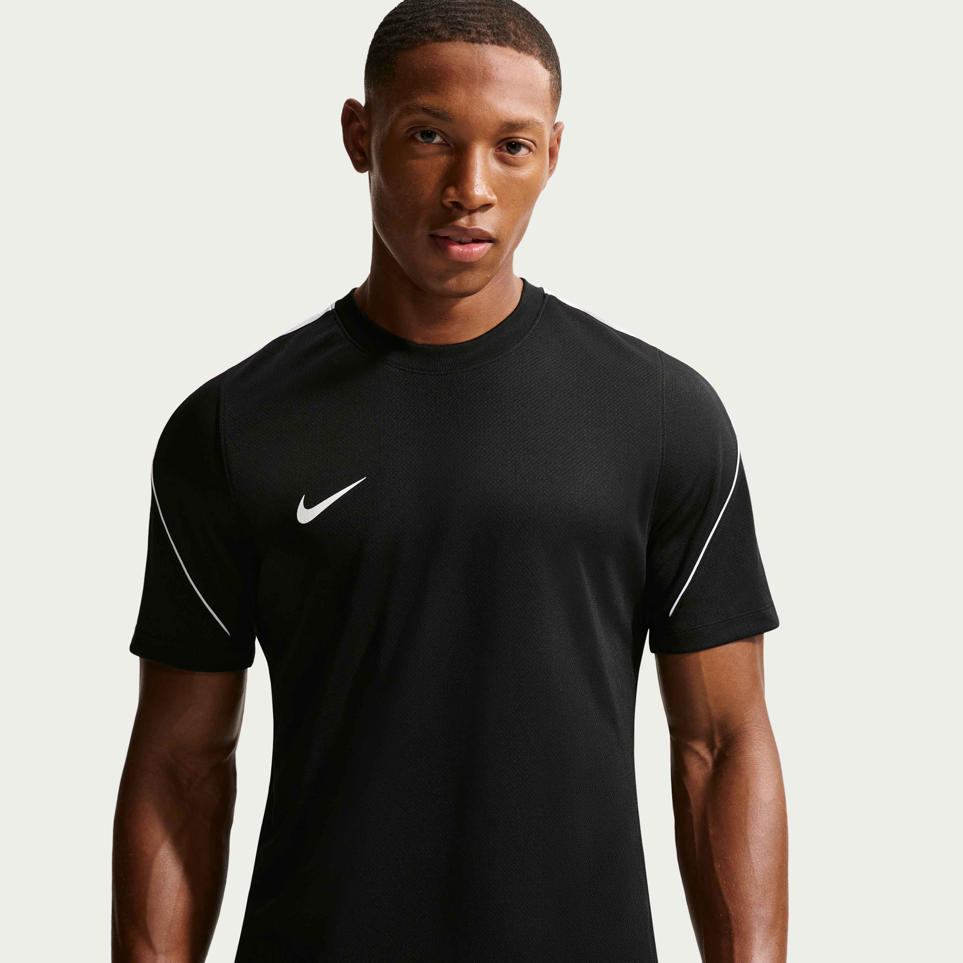 Buy Nike Strike Men's Dri-FIT Short-Sleeve Football Shirt - Black/White ...