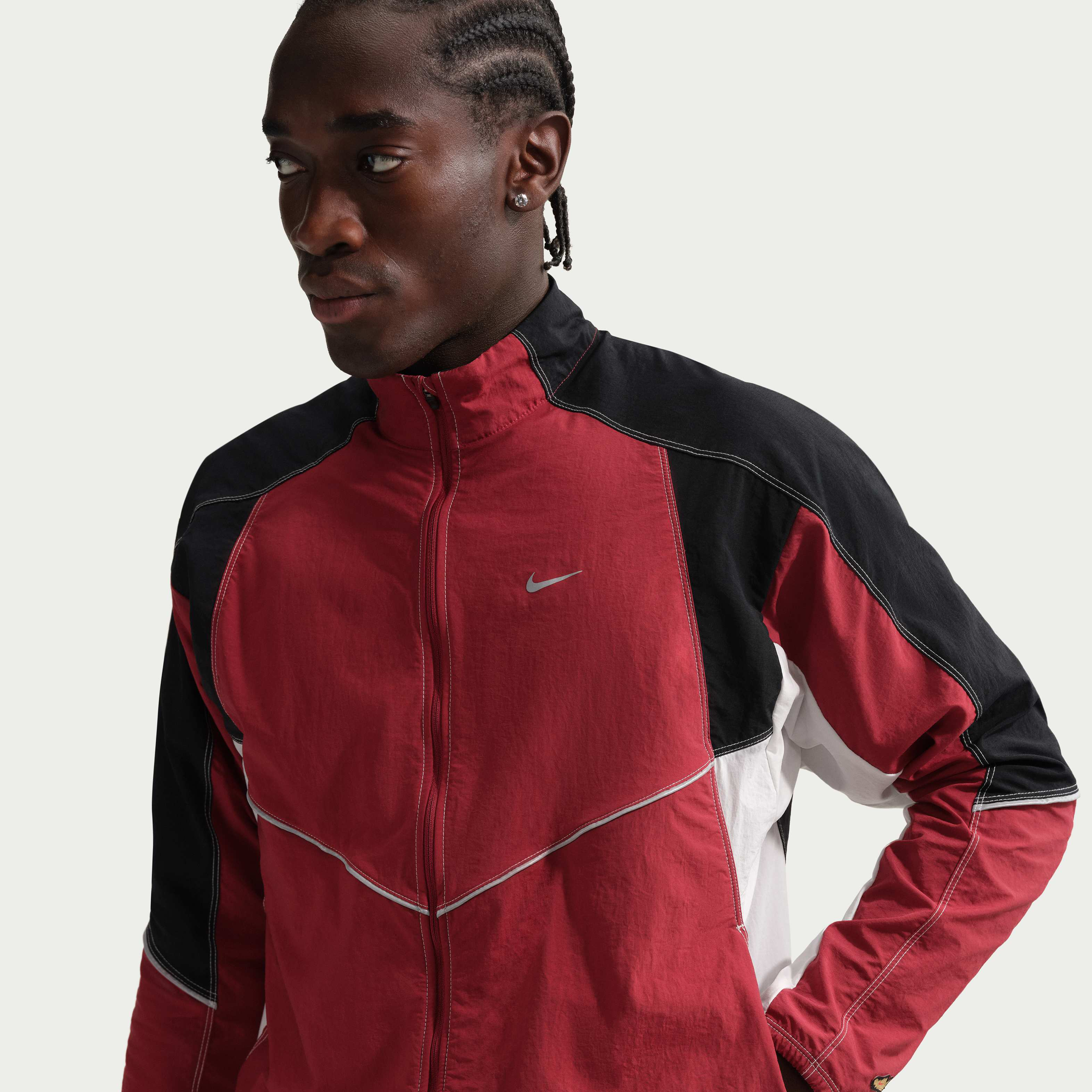 Buy Nike Retro Men's Dri-FIT Tracksuit Jacket - Team Crimson/Black ...