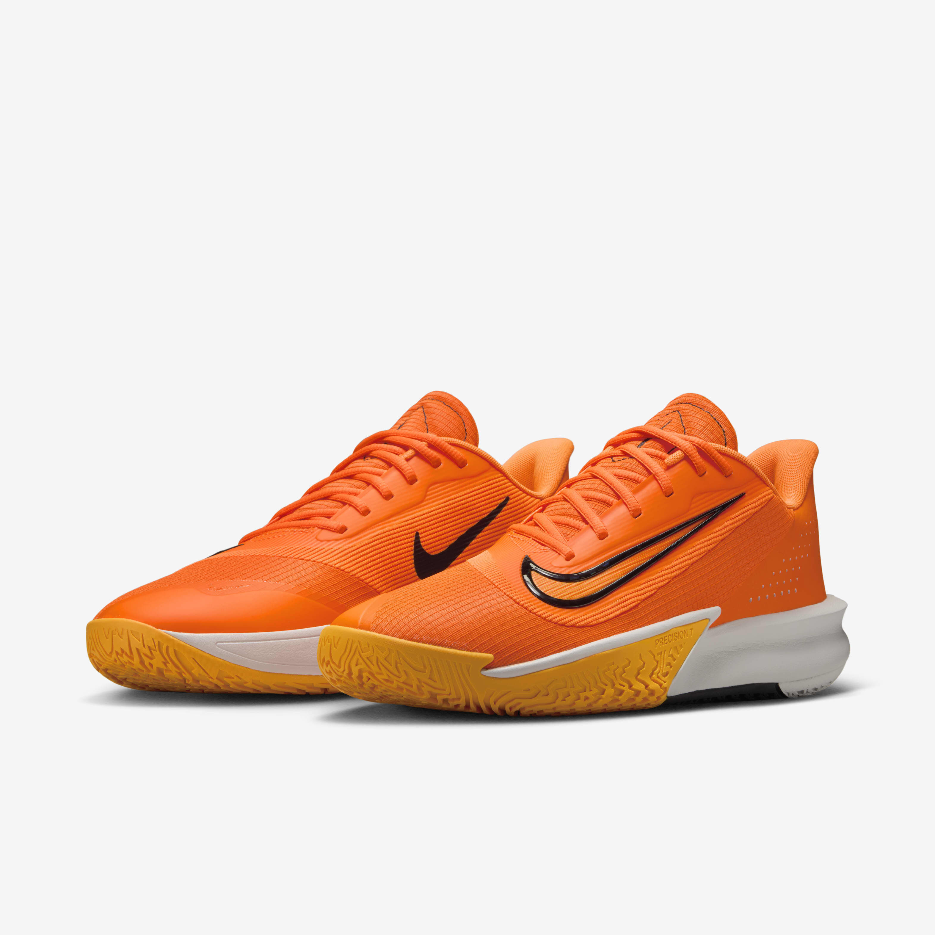 Buy Nike Precision 7 Men's Basketball Shoes - Total Orange/Laser Orange ...