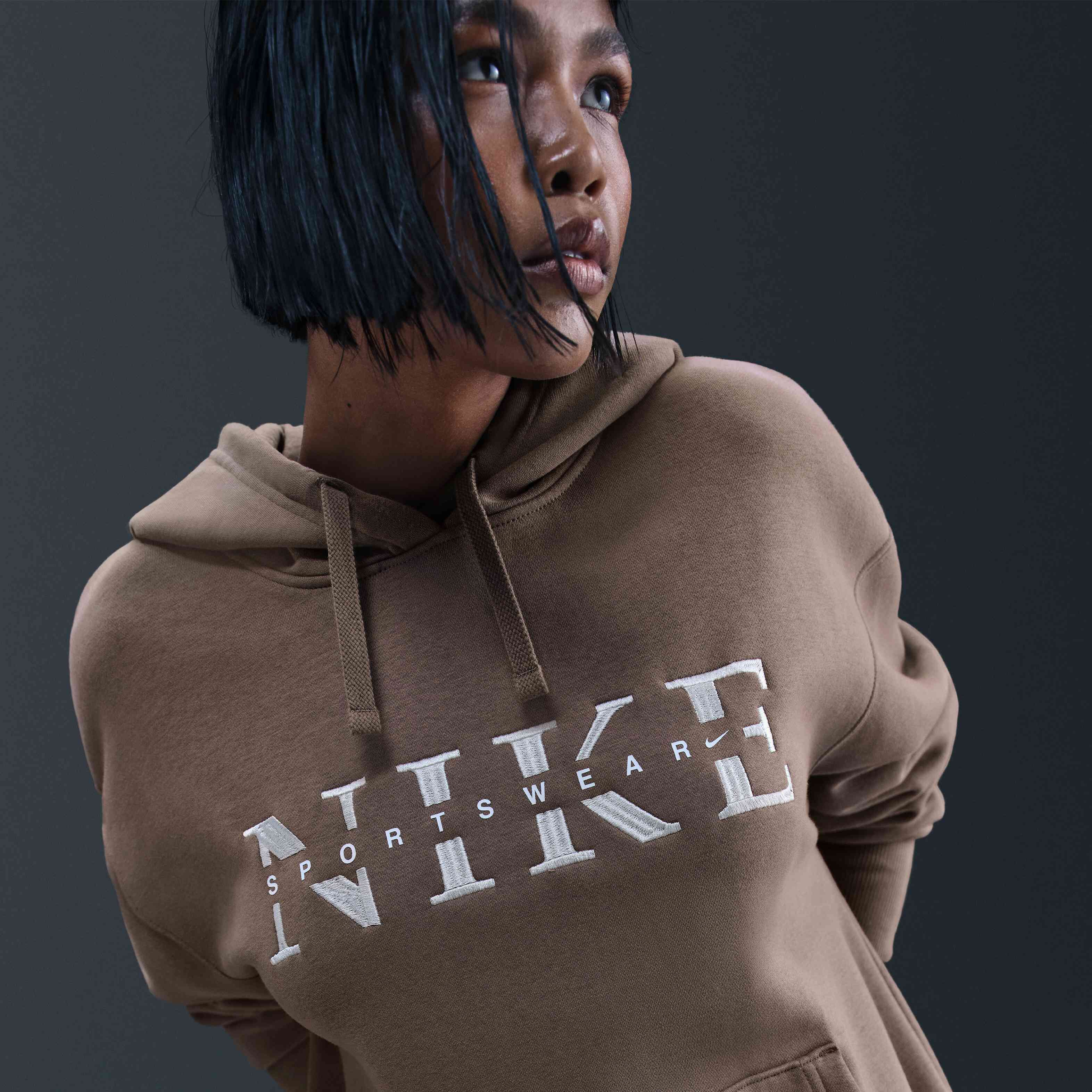 Buy Nike Sportswear Phoenix Fleece Women's Oversized Pullover Hoodie ...