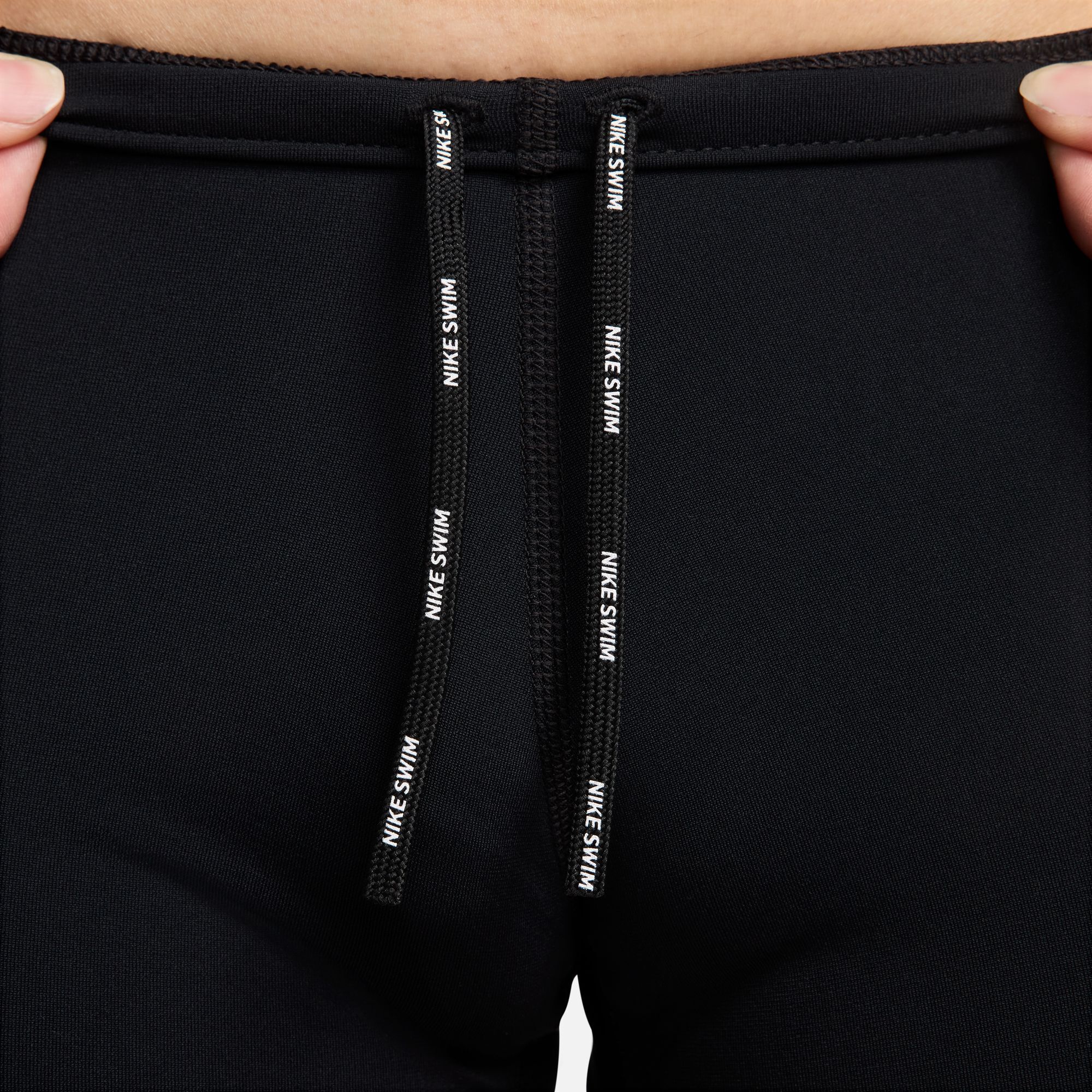 Buy Nike Poly Solid Men's Square-Leg Swim Briefs - Black/Black/White ...