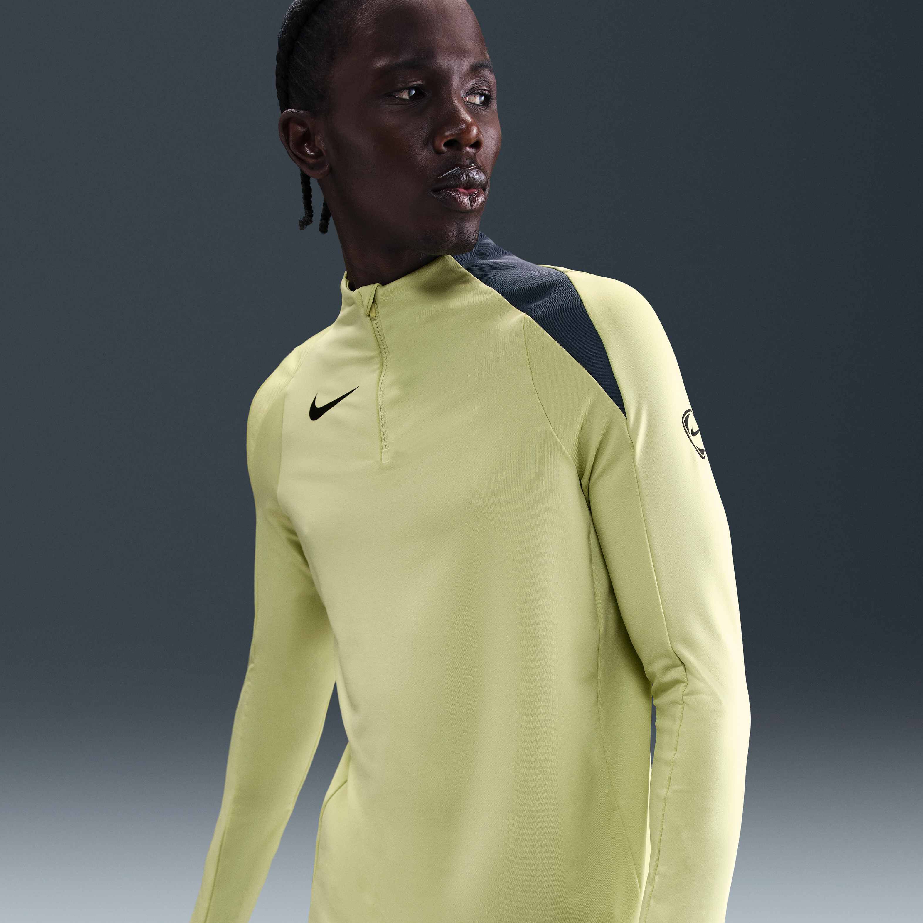 Buy Nike Strike Men's Dri-FIT Football Drill Top - Limelight/Limelight ...