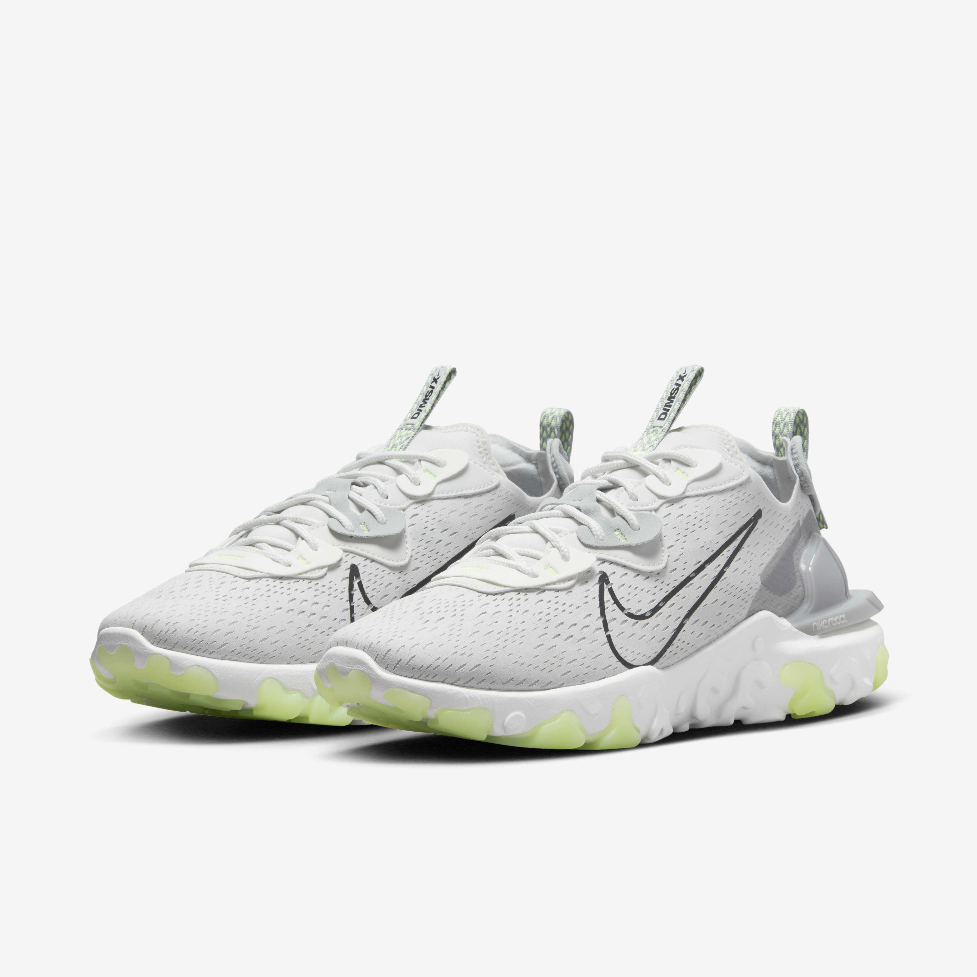 Buy Nike React Vision Men s Shoes Photon Dust Barely Volt Summit White Black Nike Saudi Official