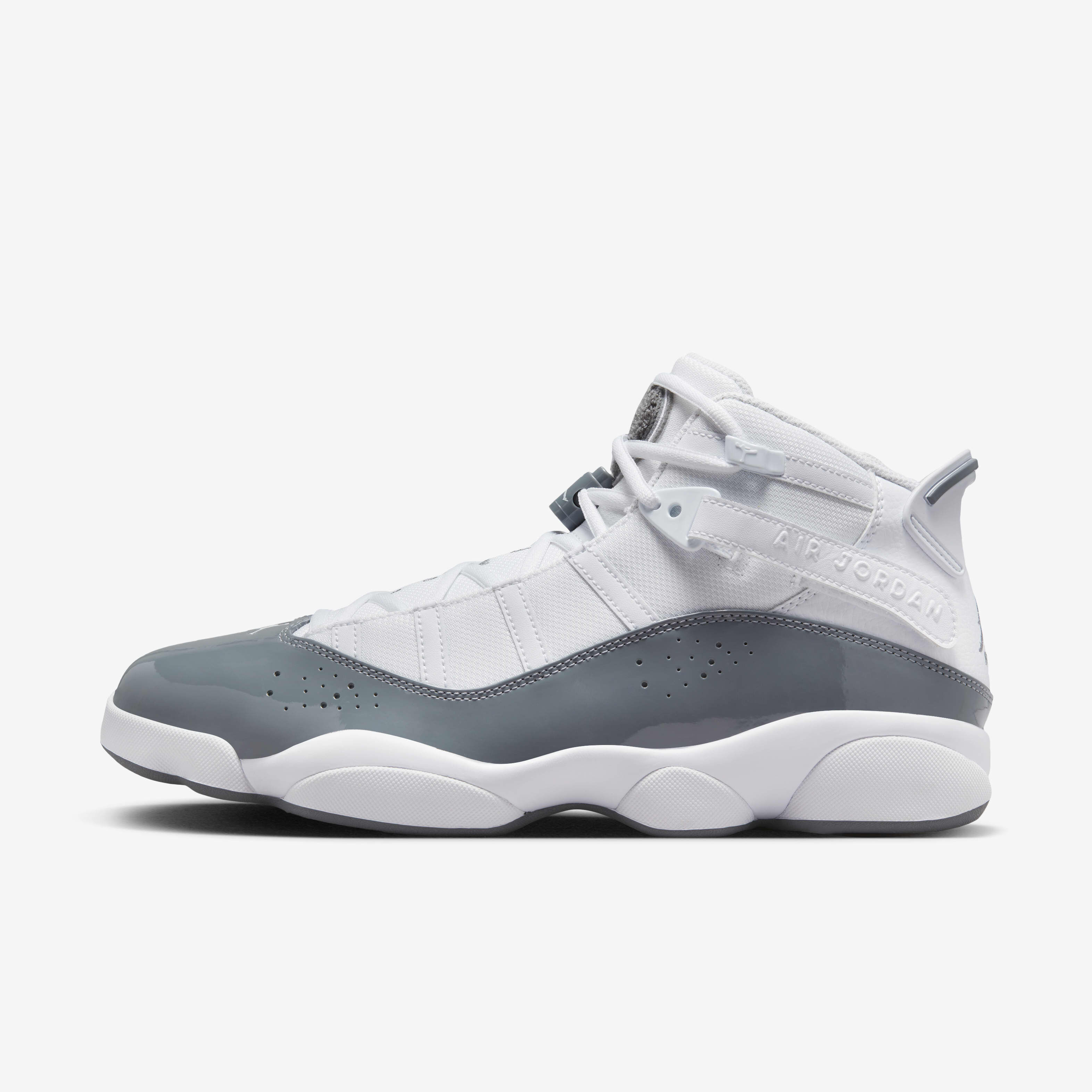 Buy Jordan 6 Rings Men's Shoes - White/White/Cool Grey | Nike Saudi ...