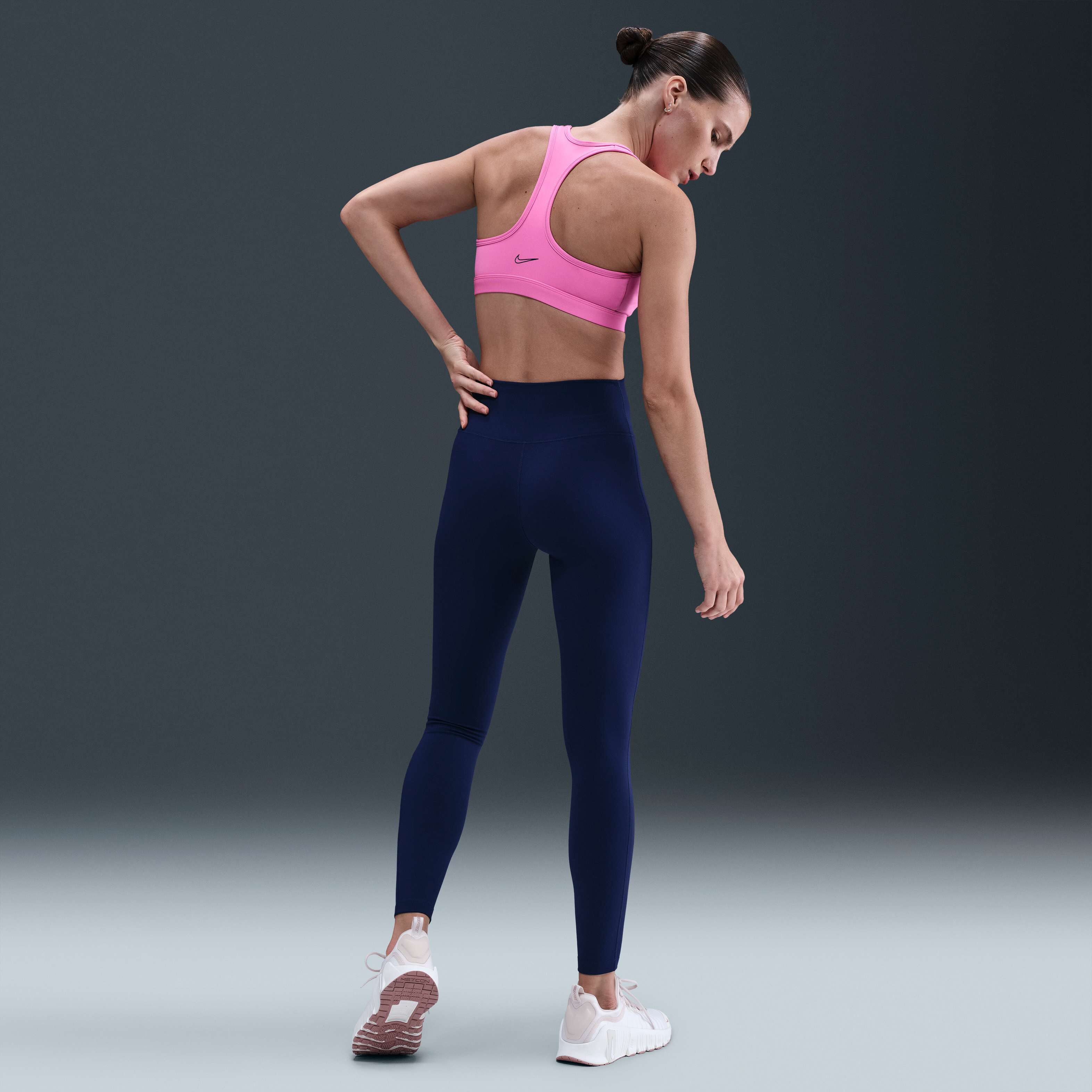 Buy Nike Swoosh Medium-Support Women's Padded Sports Bra - Playful Pink ...