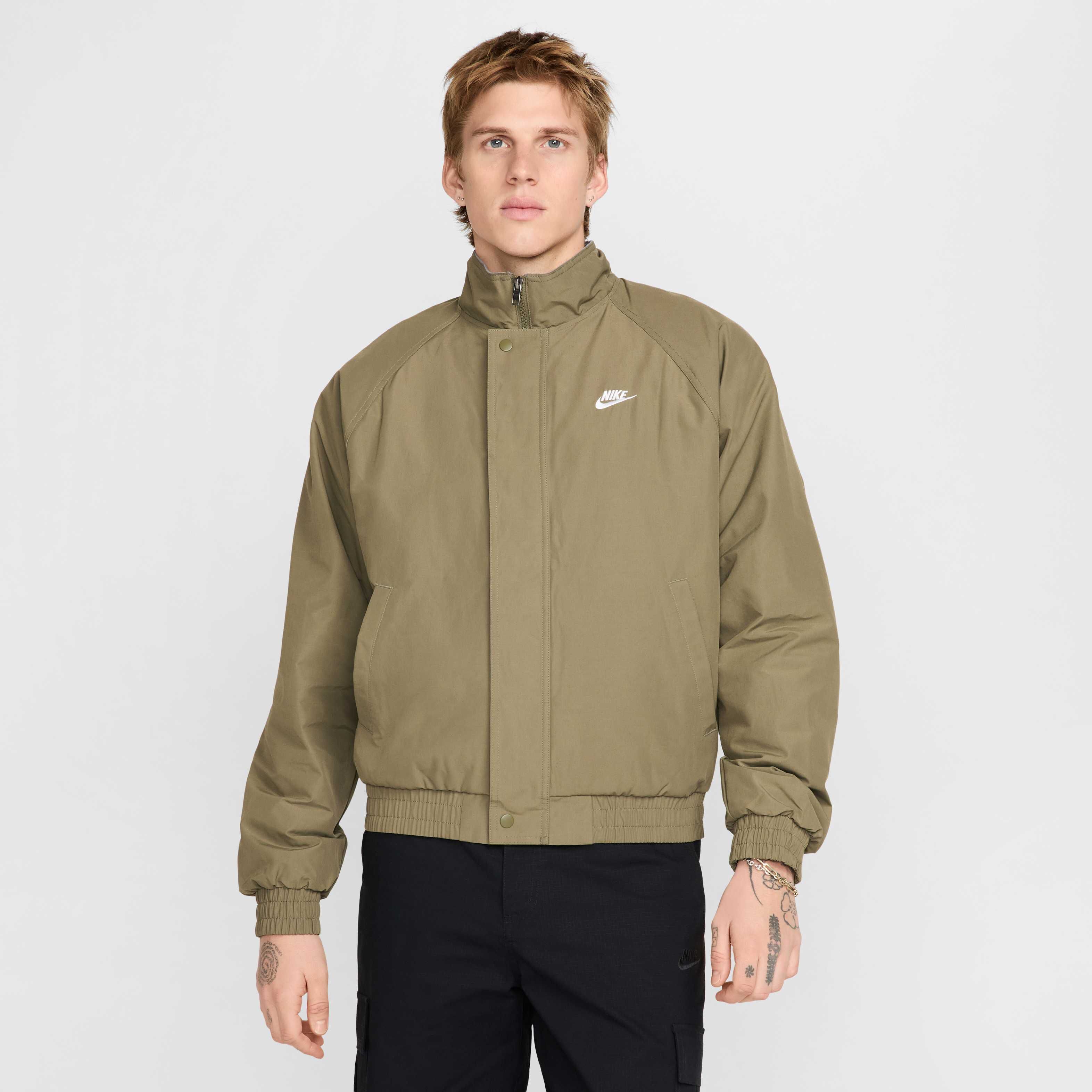 Buy Nike Club Futura Men's Jacket - Medium Olive/White @ Nike Saudi