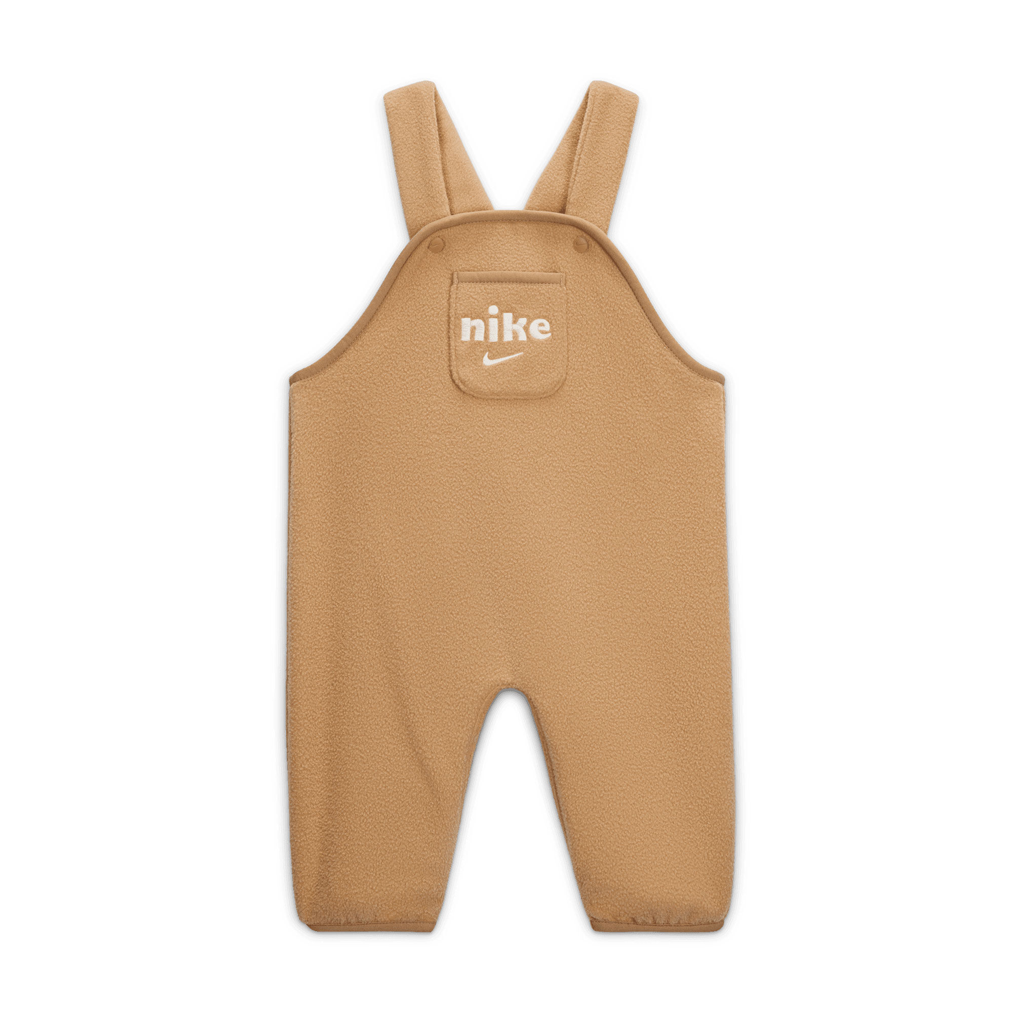 Buy Nike Baby (0-9M) Plush Fleece Overalls 2-Piece Set - Hemp @ Nike Saudi