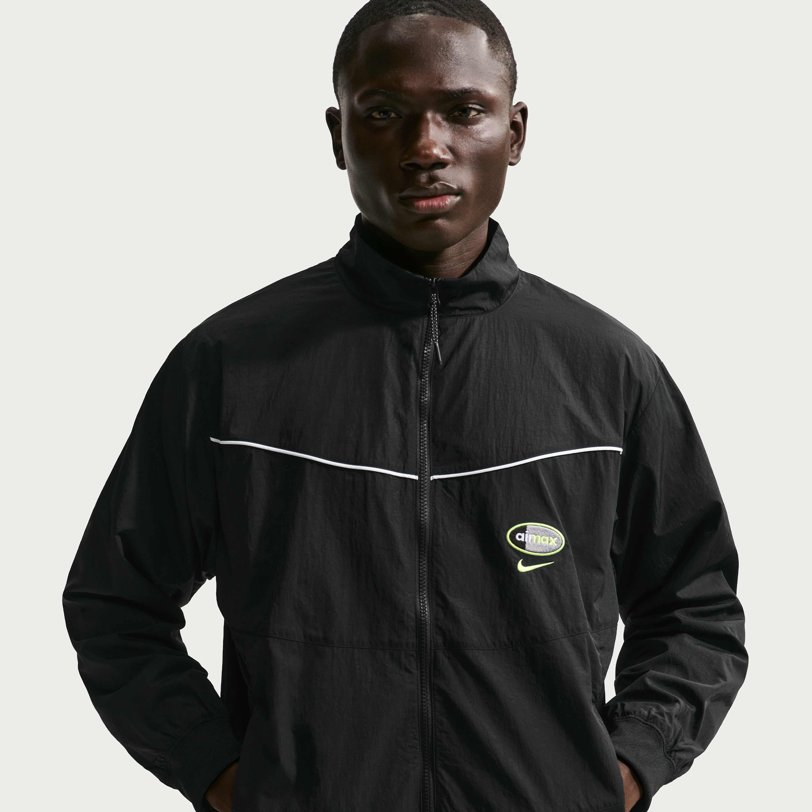 Buy Nike Sportswear Men's Woven Jacket - Black/Black/Black @ Nike Saudi