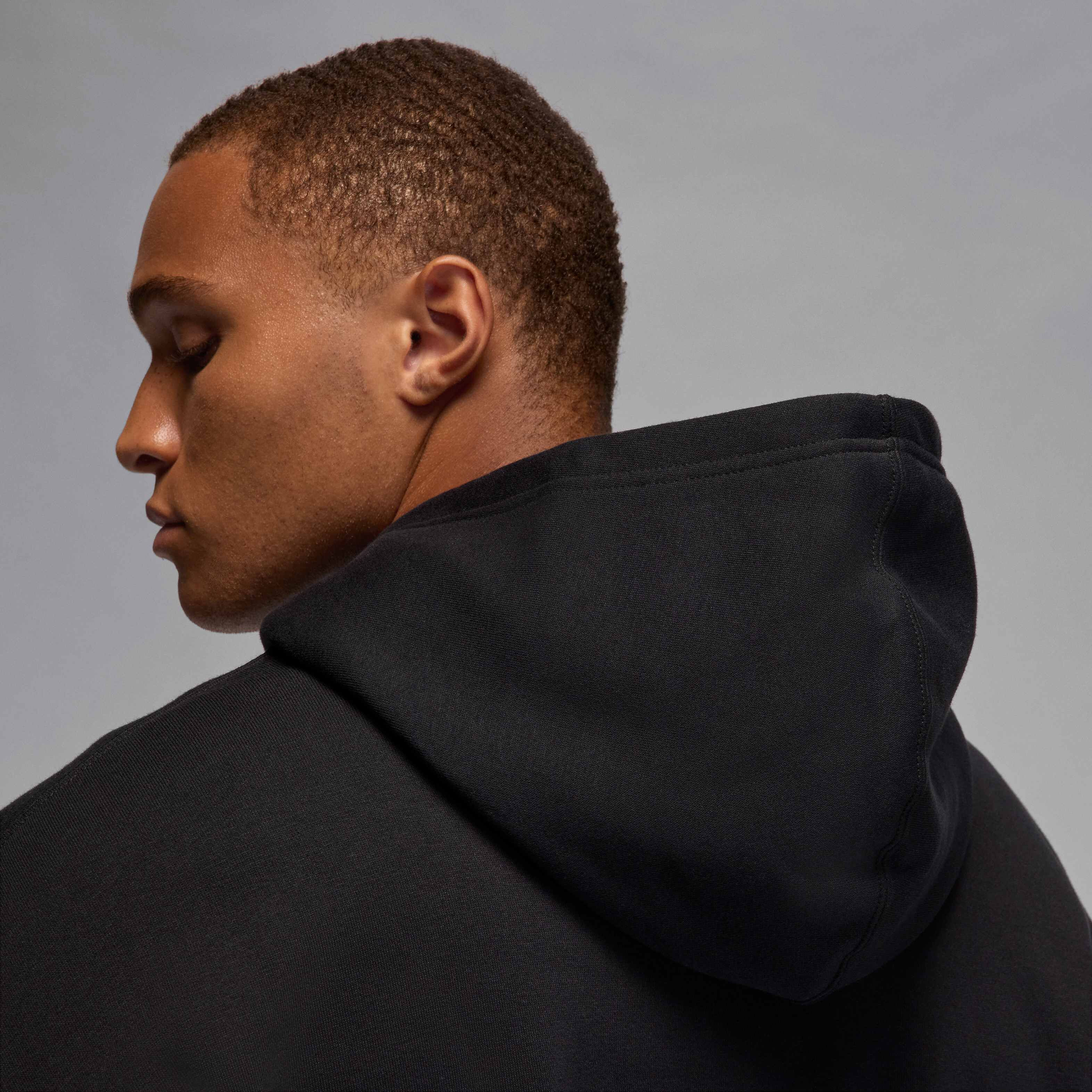 Buy Jordan Brooklyn Fleece Men's Oversized Pullover Hoodie - Black/Gold ...