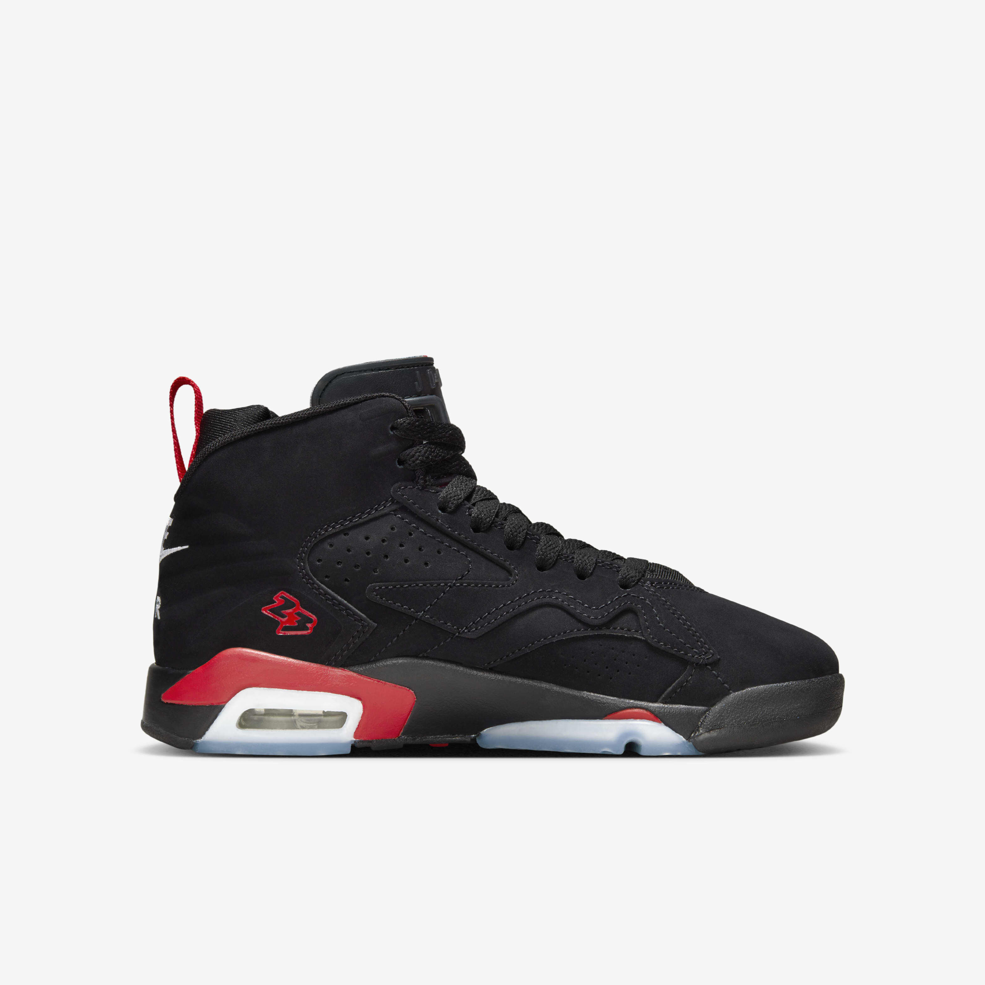 Buy Jumpman MVP Older Kids Shoes Black White University Red Nike Saudi Official