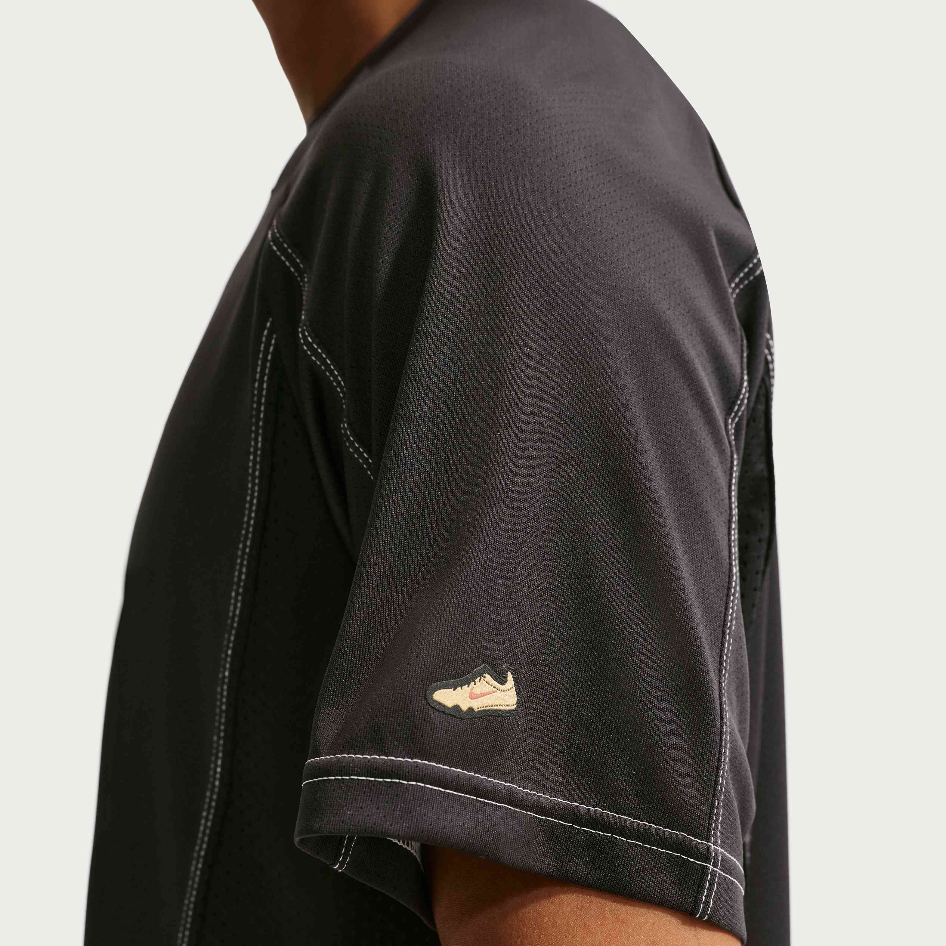 Buy Nike Retro Men's Dr-FIT Short-Sleeve Running Top - Black/Black ...