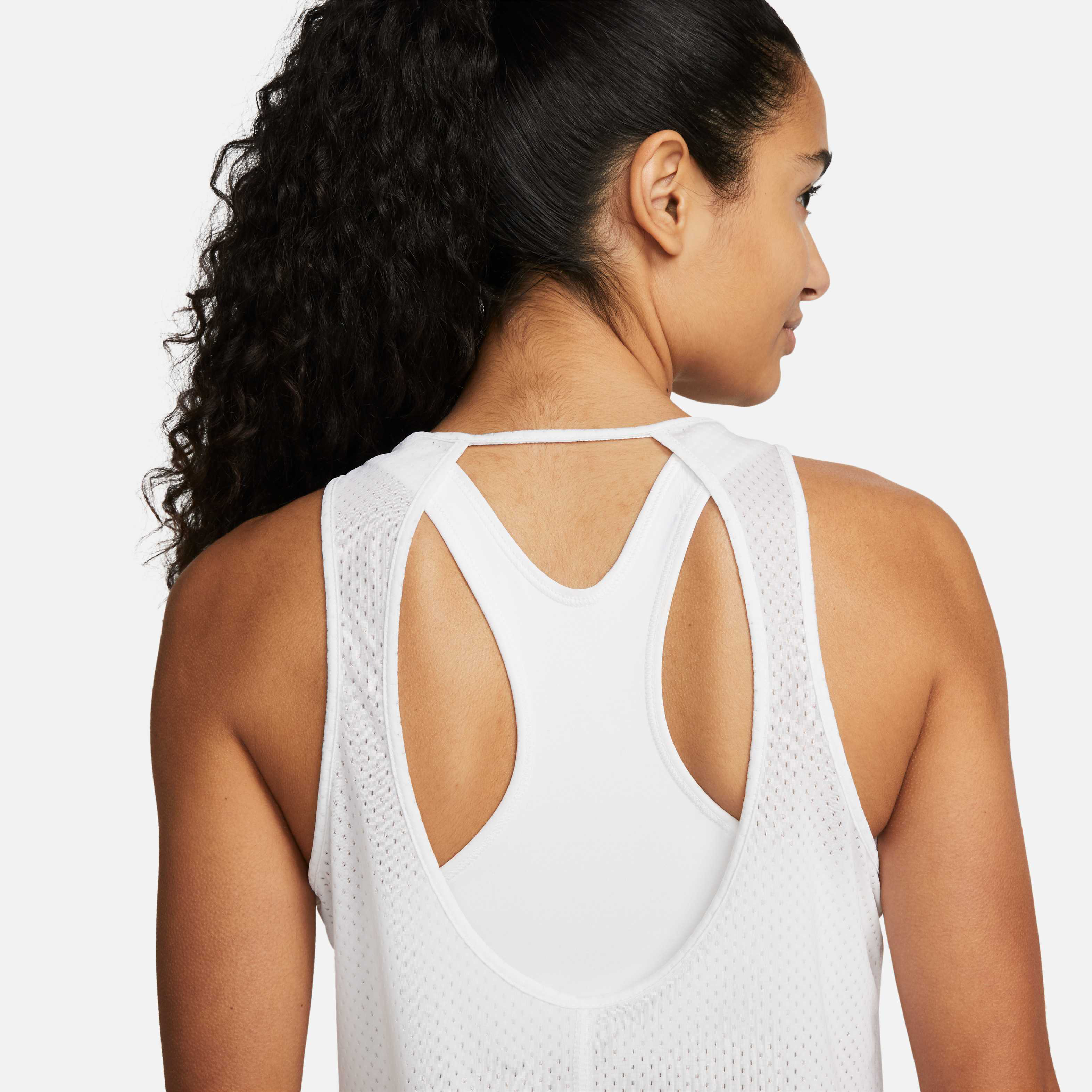 Buy Nike Dri-FIT One Breathe Women's Training Tank - White/Black @ Nike ...