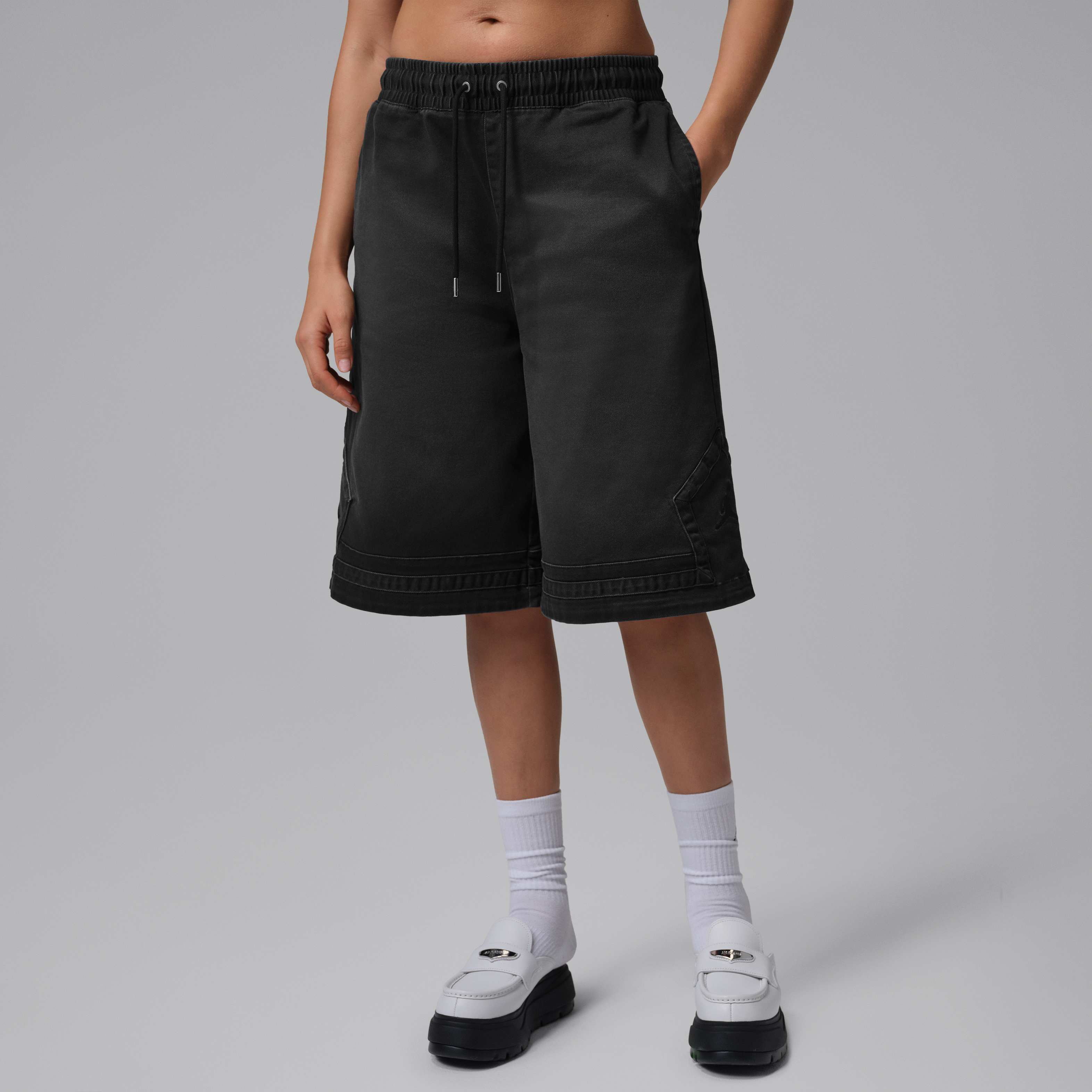 Buy Jordan Flight Club Women's Big Shorts - Black/Black @ Nike Saudi